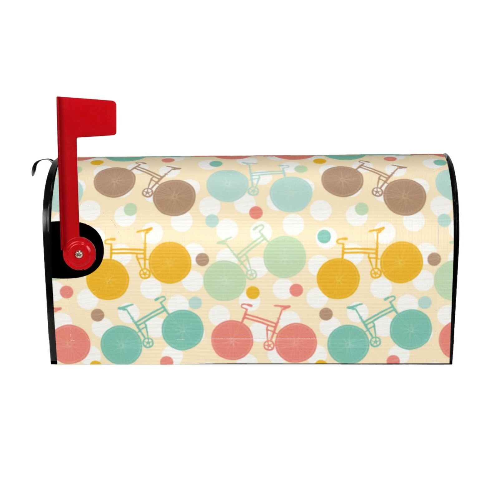 Mailbox Covers Bike Pattern colorful Waterproof mail Box Covers ...