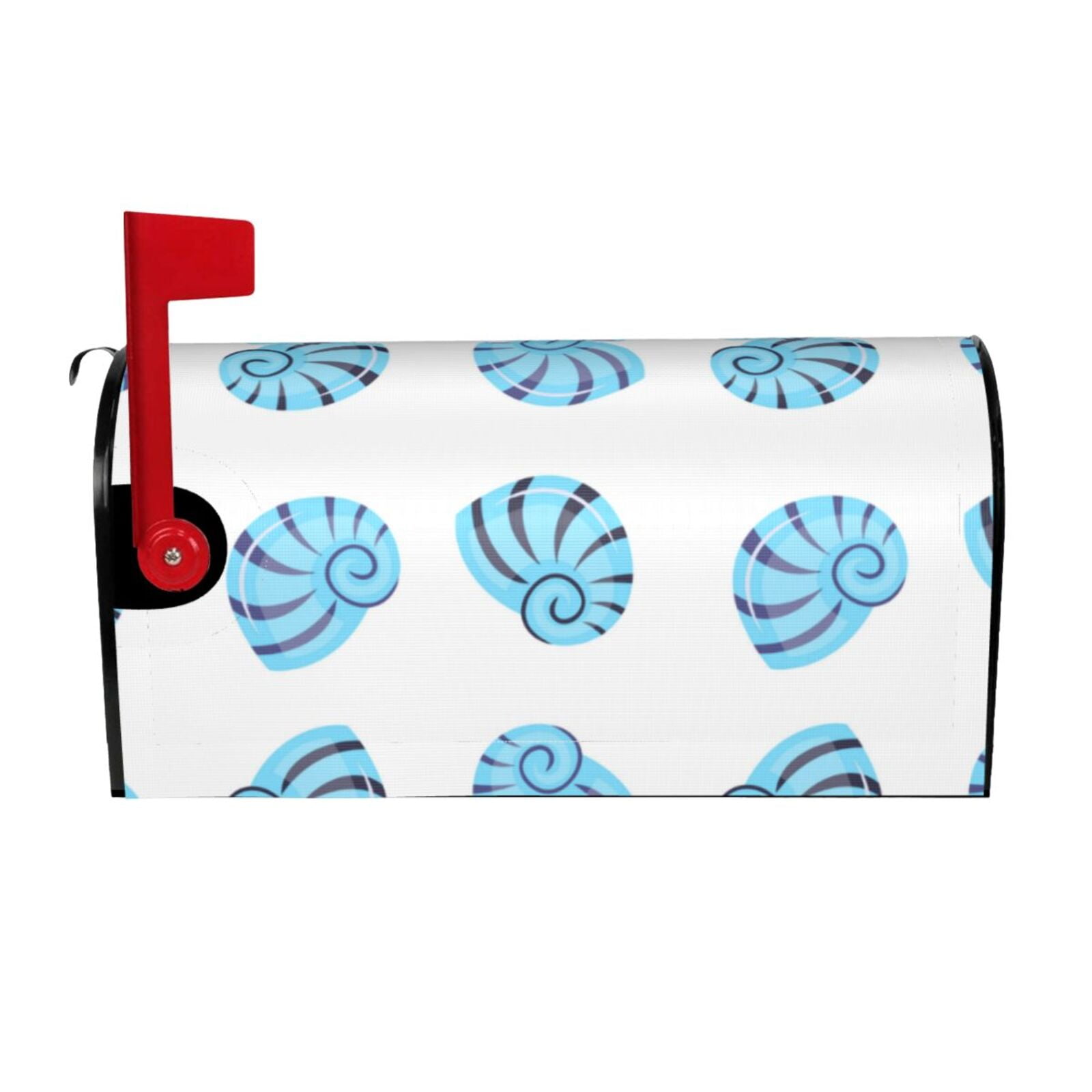 Mailbox Covers Blue Conch Waterproof mail Box Covers, Magnetic Standard ...