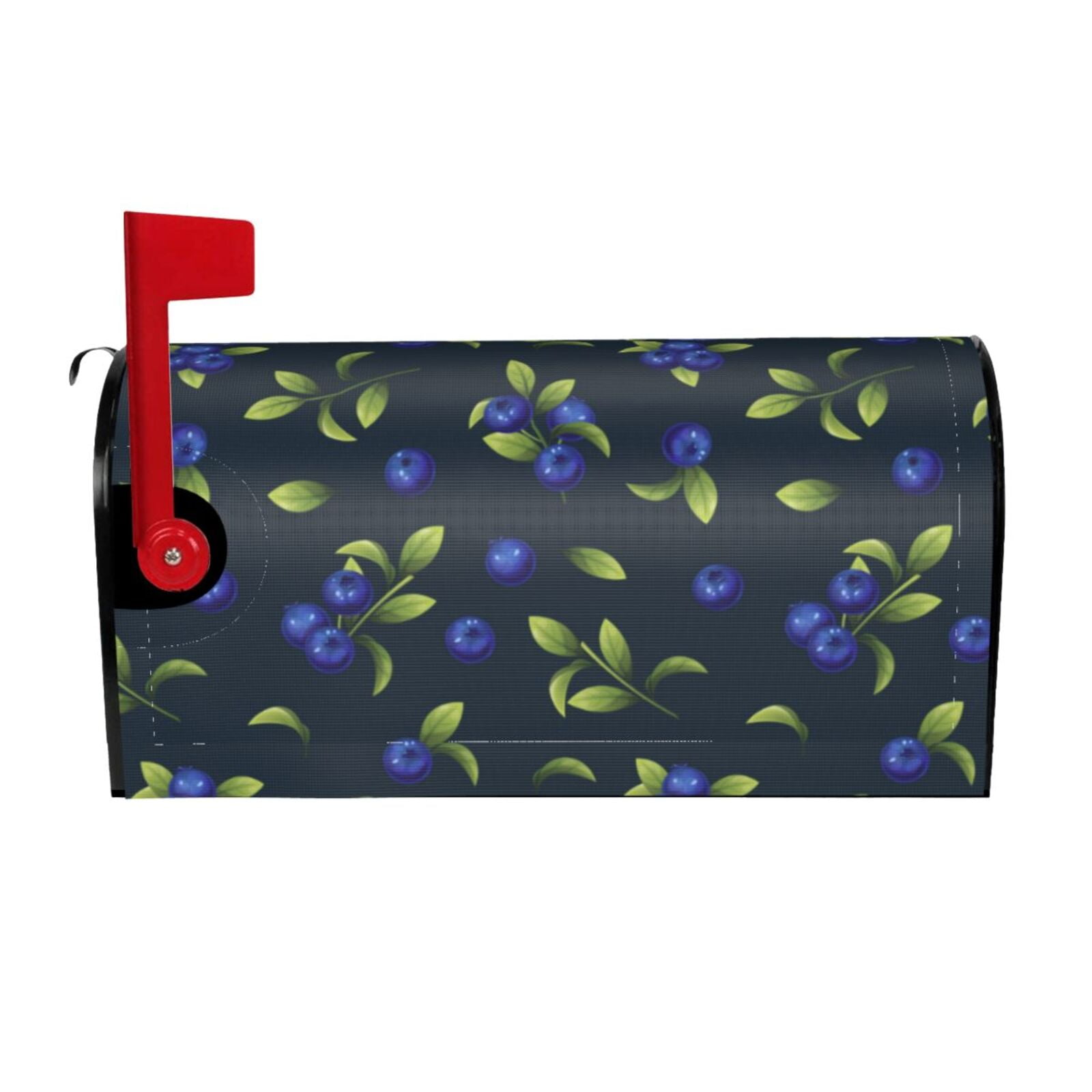 Mailbox Covers Blueberry Print black Waterproof mail Box Covers ...