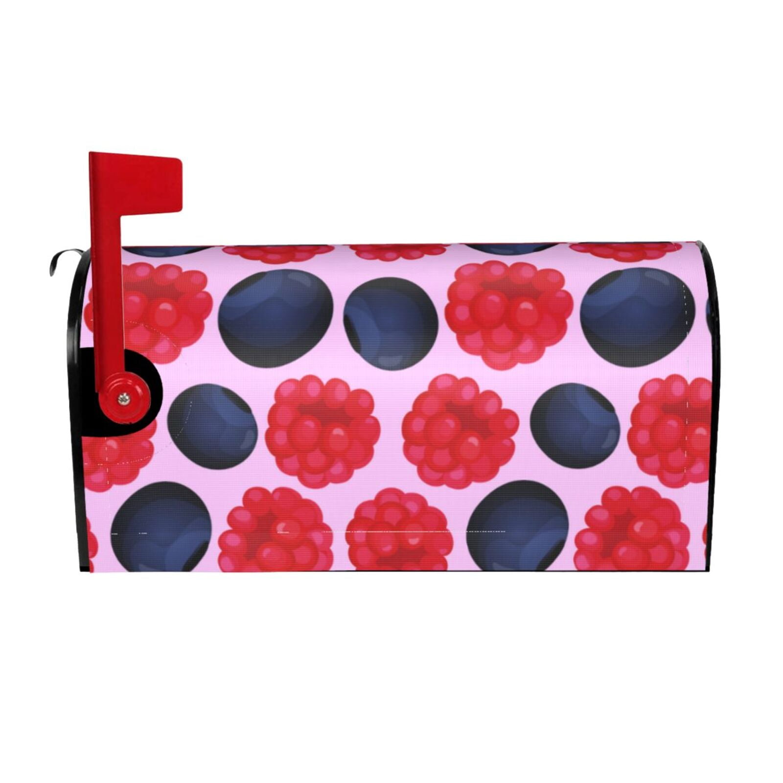 Mailbox Covers, Blueberry Print red Welcome Cute Mailbox Cover Magnetic ...