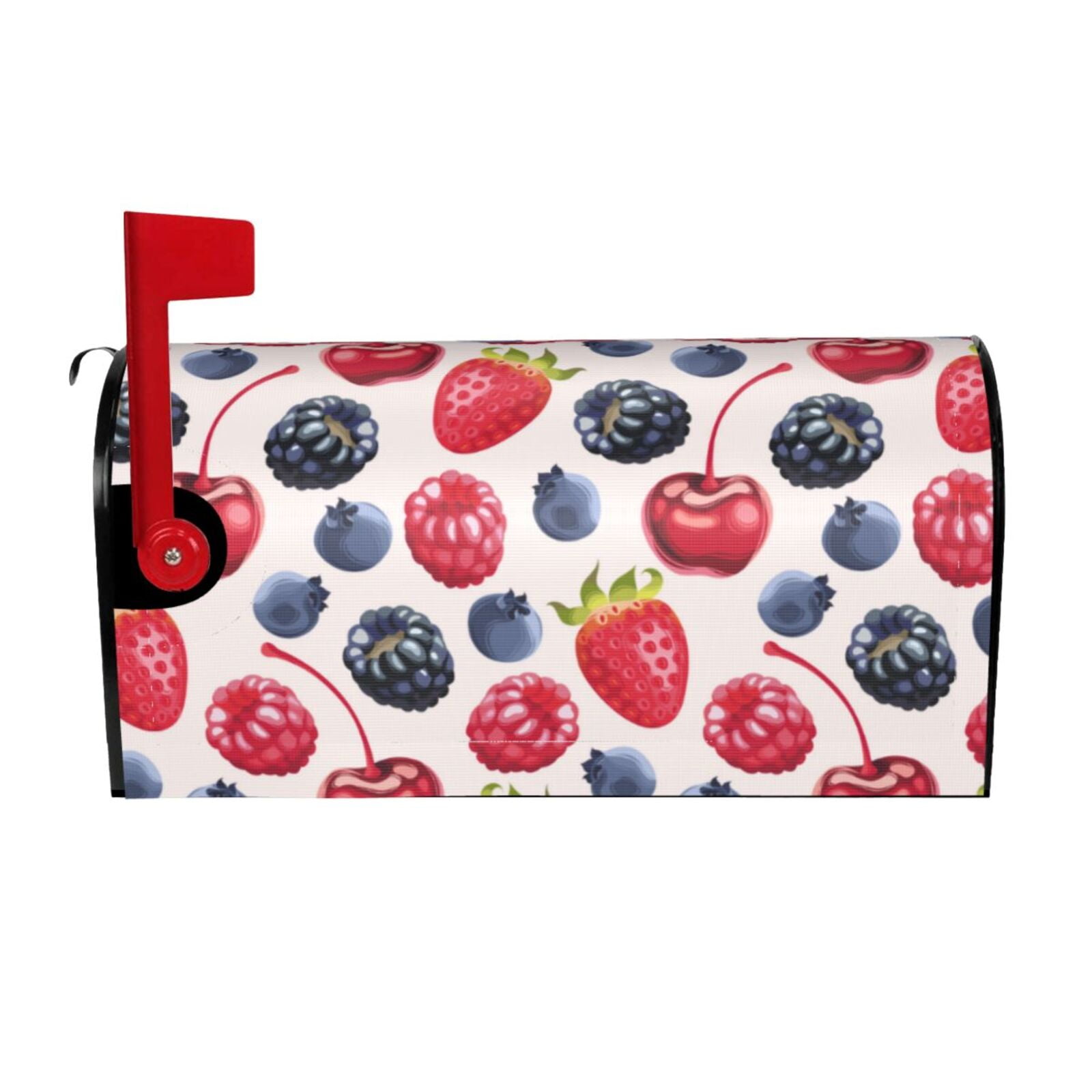 Mailbox Covers, Blueberry red Print Welcome Cute Mailbox Cover Magnetic ...