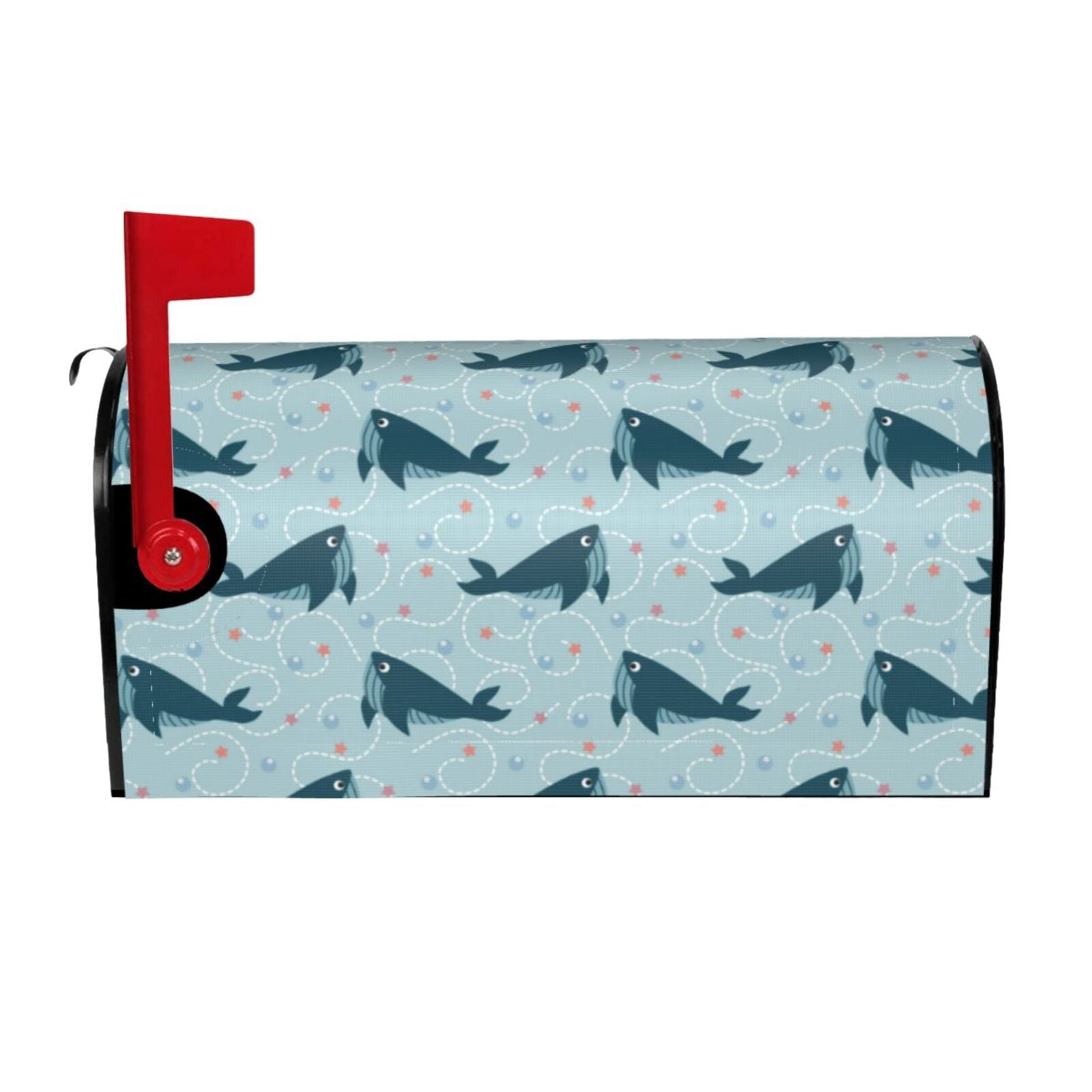 Mailbox Covers, Bohemian Cartoon Cute Shark Welcome Cute Mailbox Cover ...