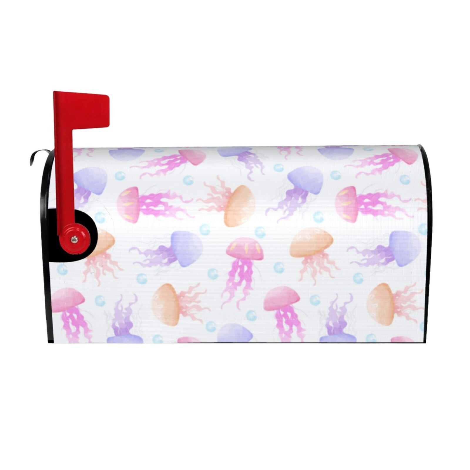 Mailbox Covers, Bright Jellyfish Print Welcome Cute Mailbox Cover ...