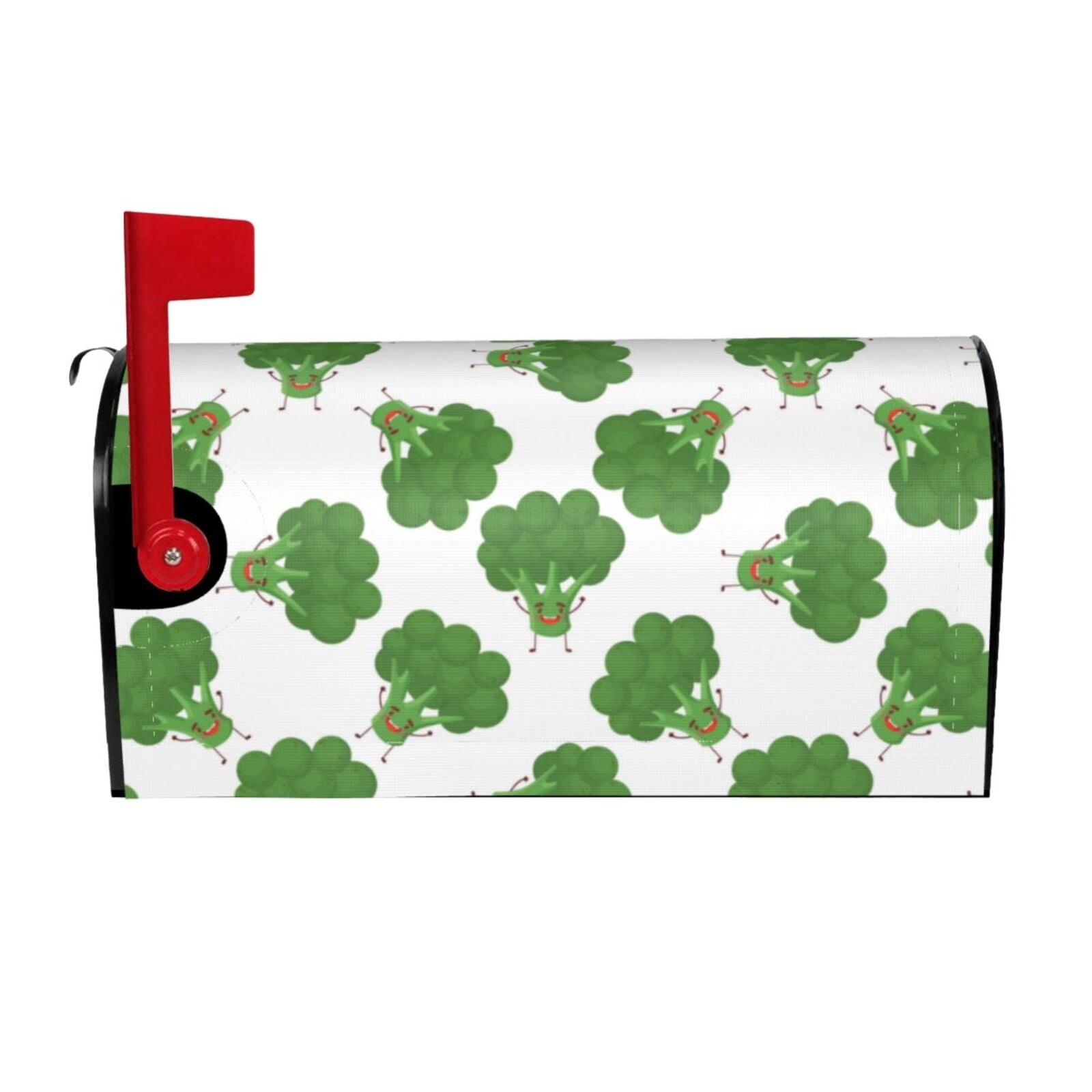 Mailbox Covers, Bright broccoli cartoon funny Welcome Cute Mailbox ...