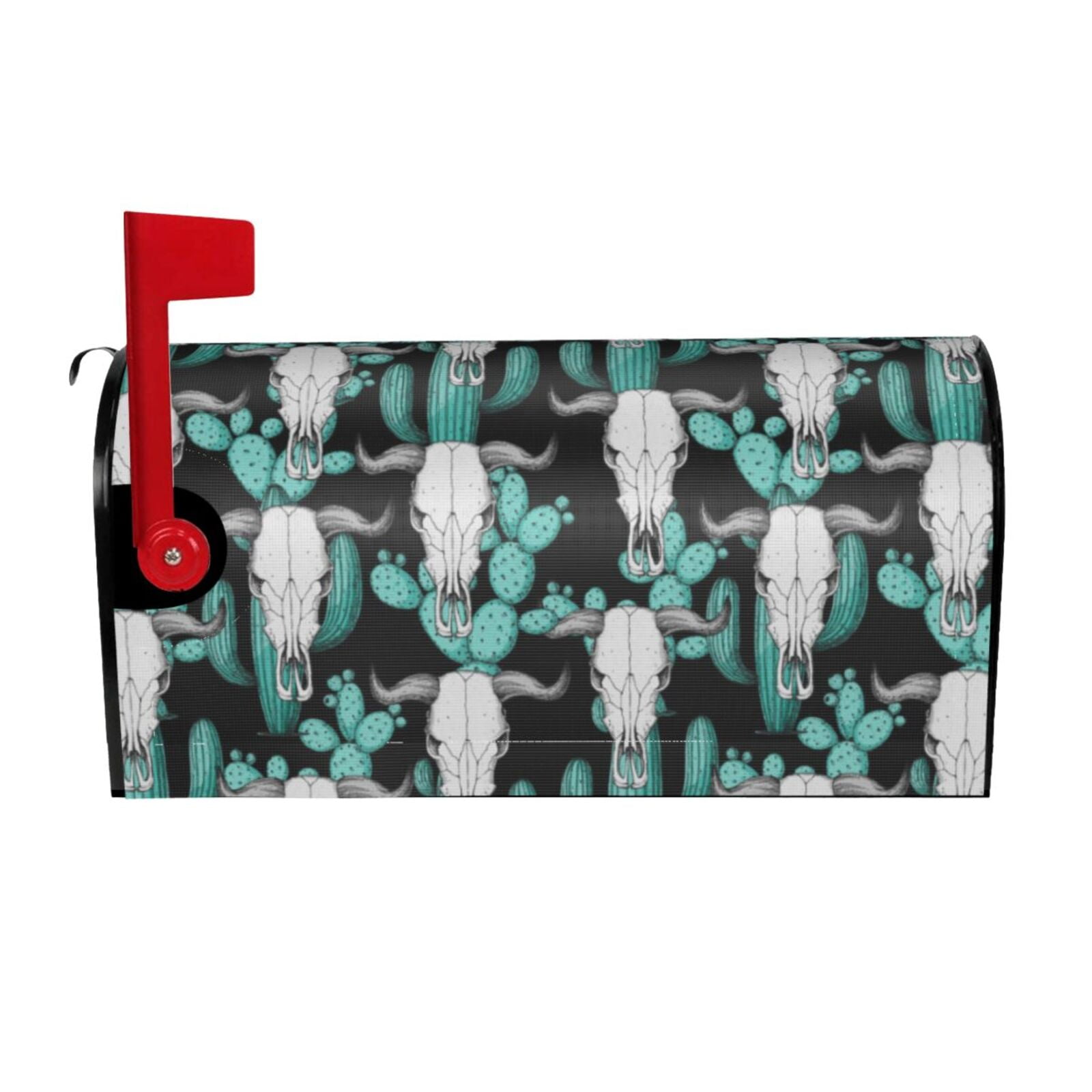Mailbox Covers Buffalo Skull cactus western Waterproof mail Box Covers ...