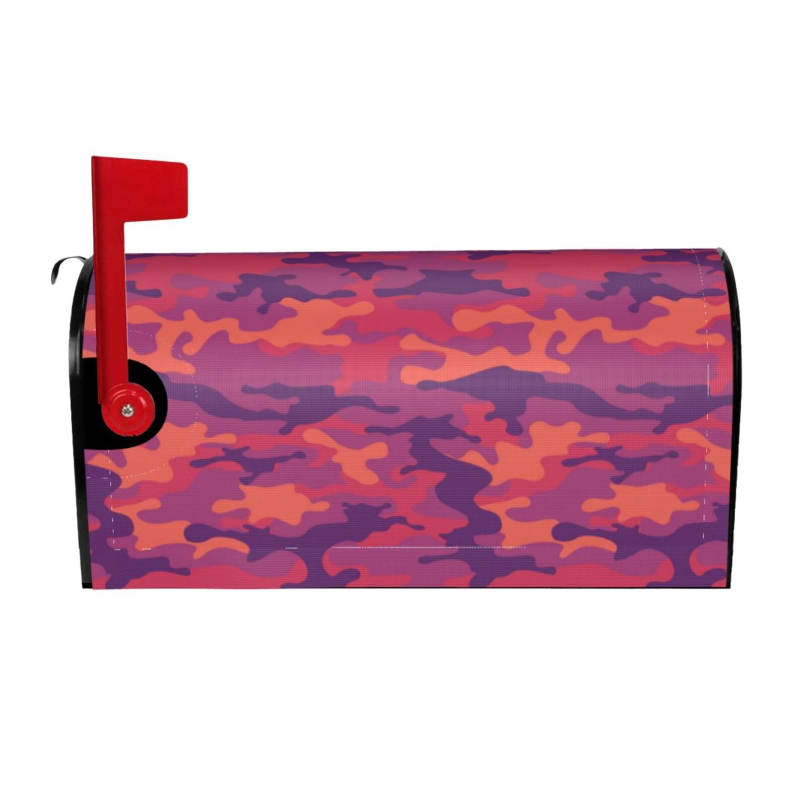 Mailbox Covers, Burgundy Camouflage Welcome Cute Mailbox Cover Magnetic ...
