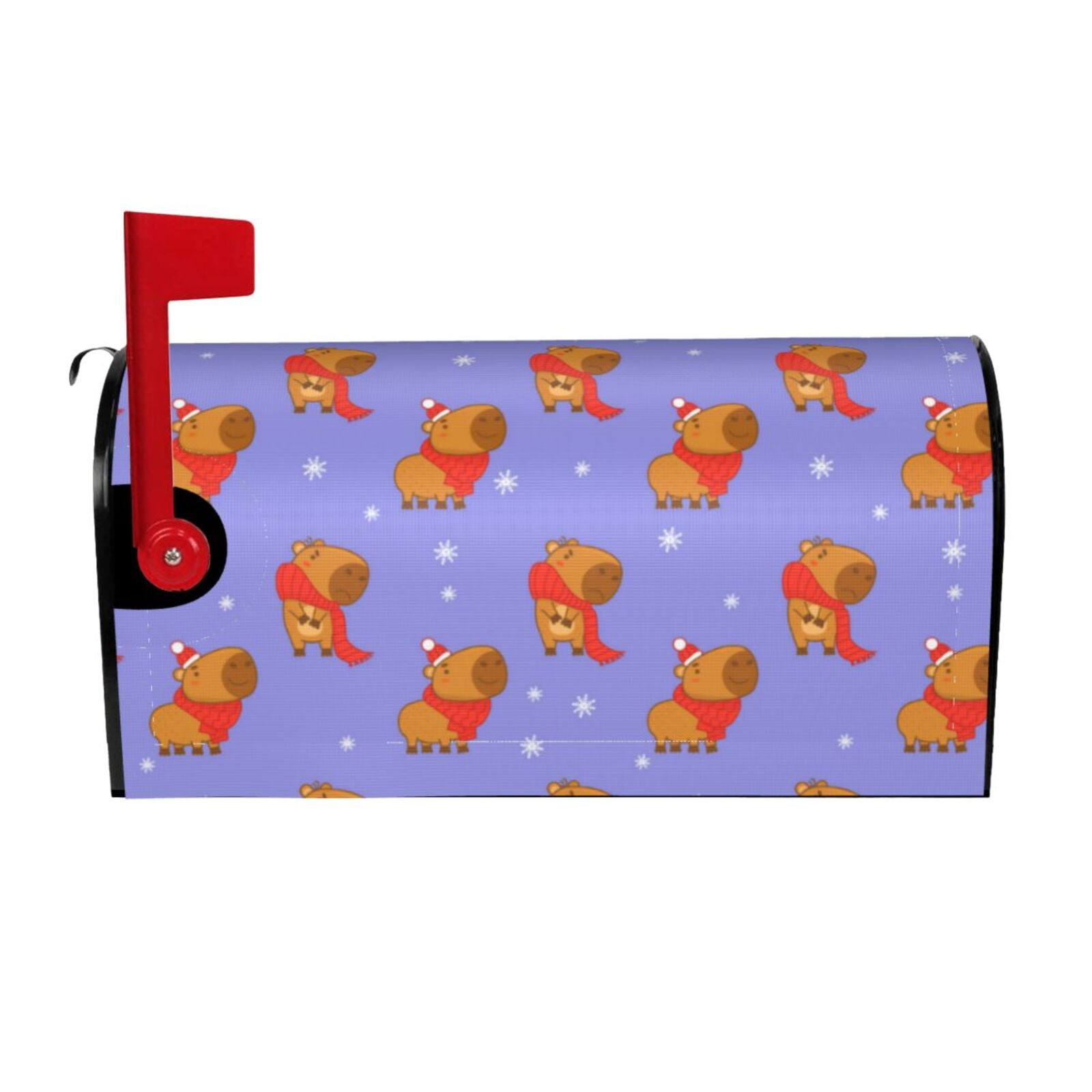 Mailbox Covers, Capybaras Christmas Welcome Cute Mailbox Cover Magnetic ...
