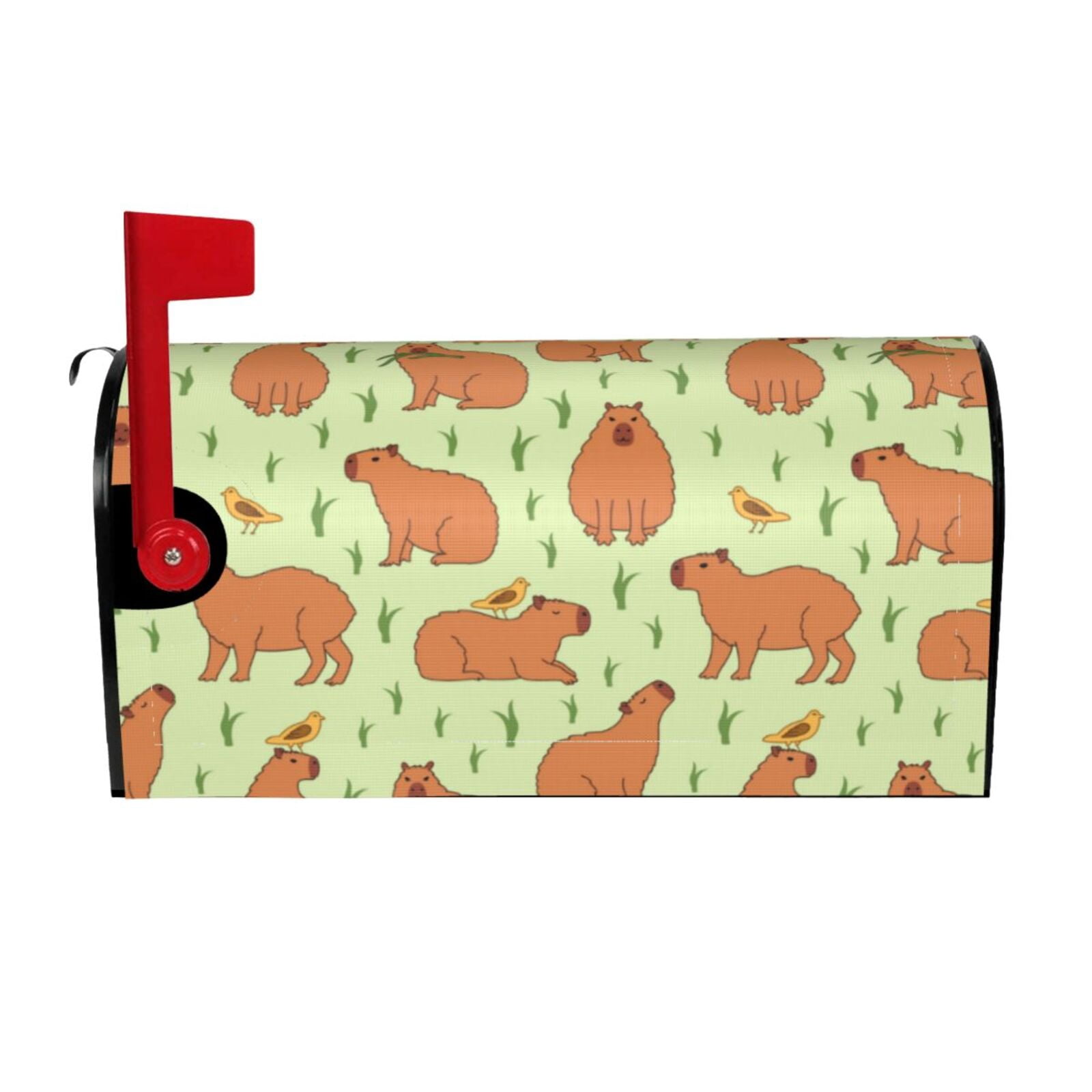 Mailbox Covers, Capybaras Grass Cute Welcome Mailbox Cover Magnetic ...