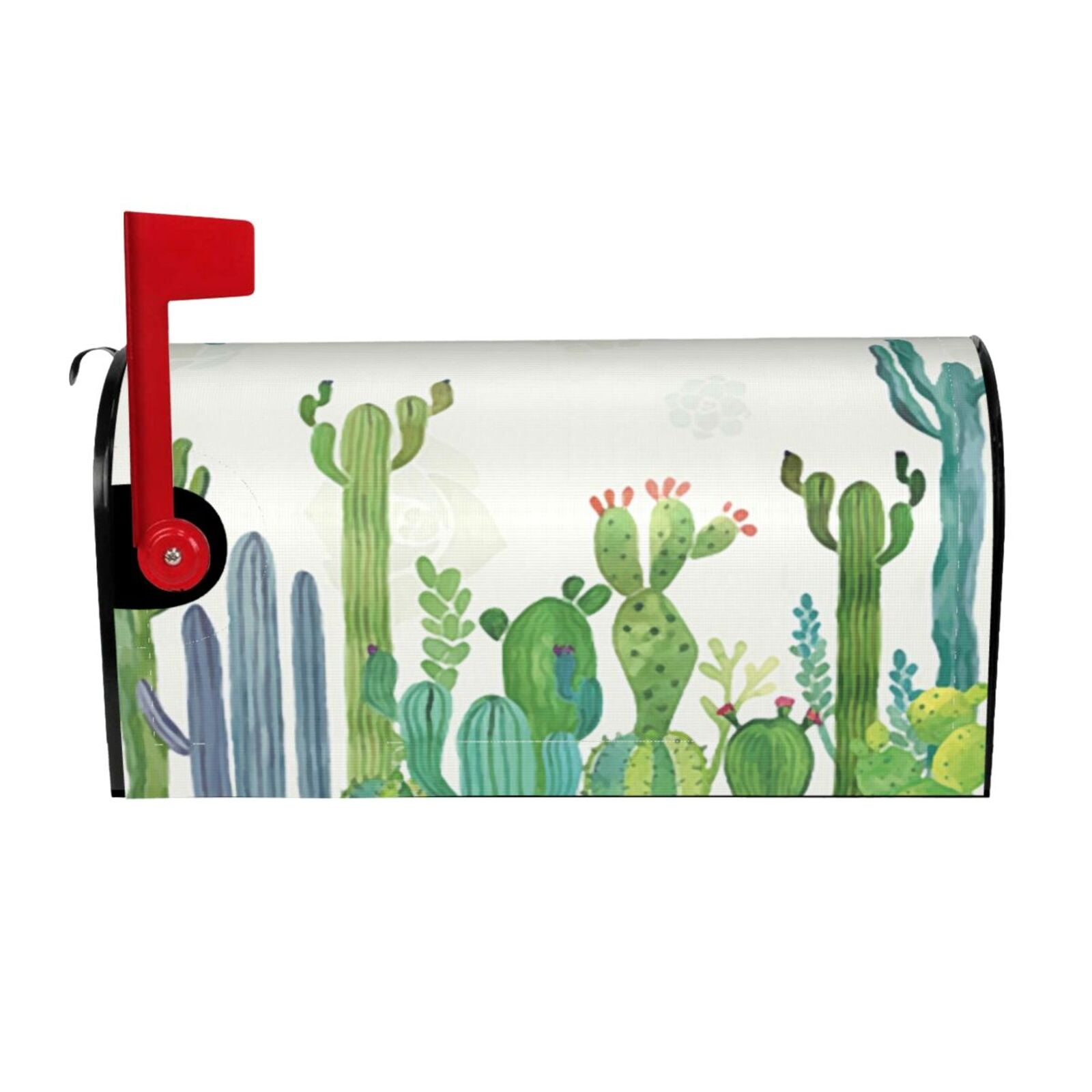 Mailbox Covers Cartoon Cactus Waterproof mail Box Covers, Magnetic ...