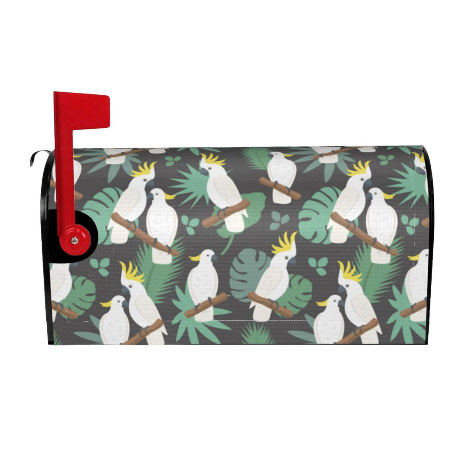 Mailbox Covers Cartoon Cute Cockatoo Parrot Waterproof mail Box Covers ...