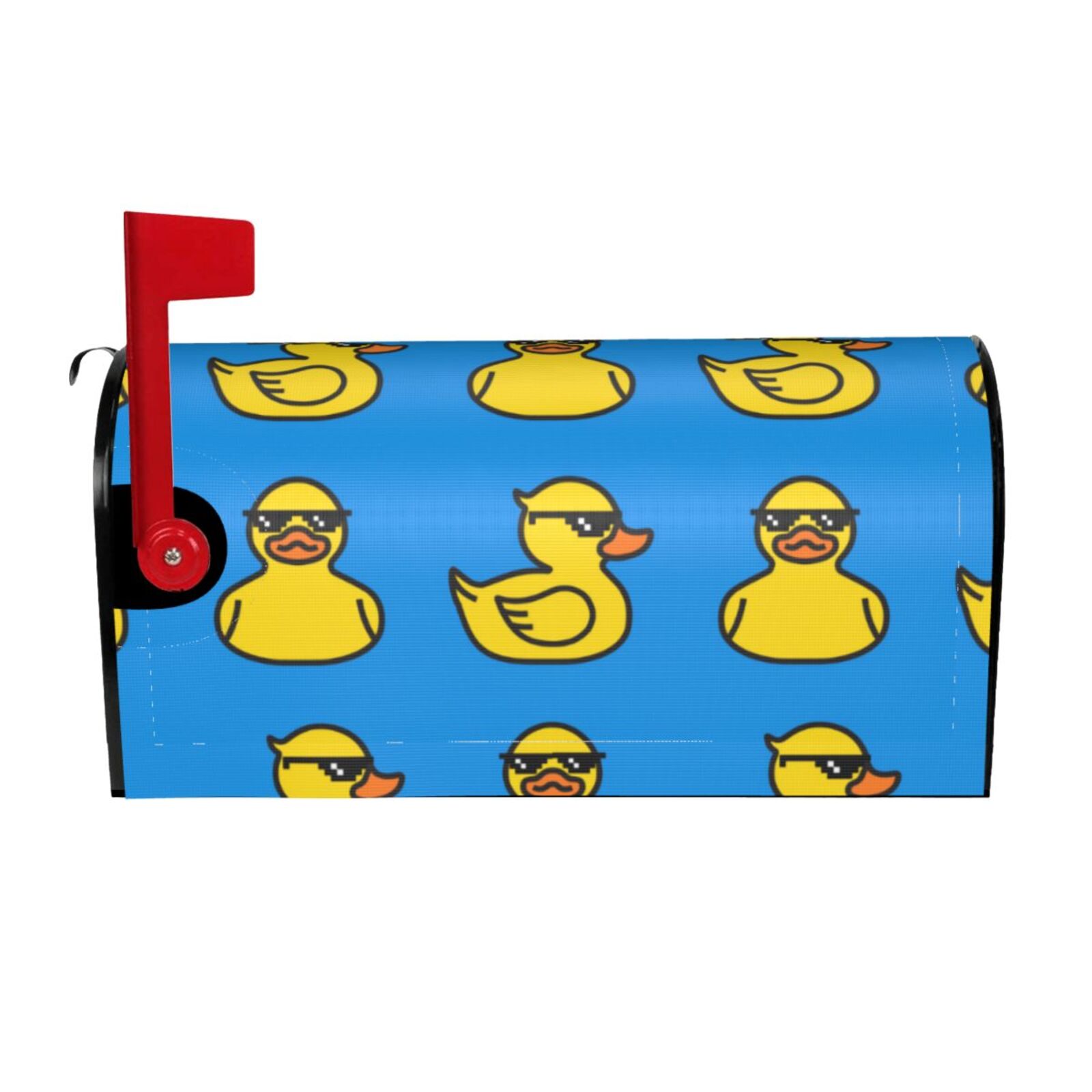 Mailbox Covers Cartoon Cute Duck With Glasses_A Waterproof mail Box ...