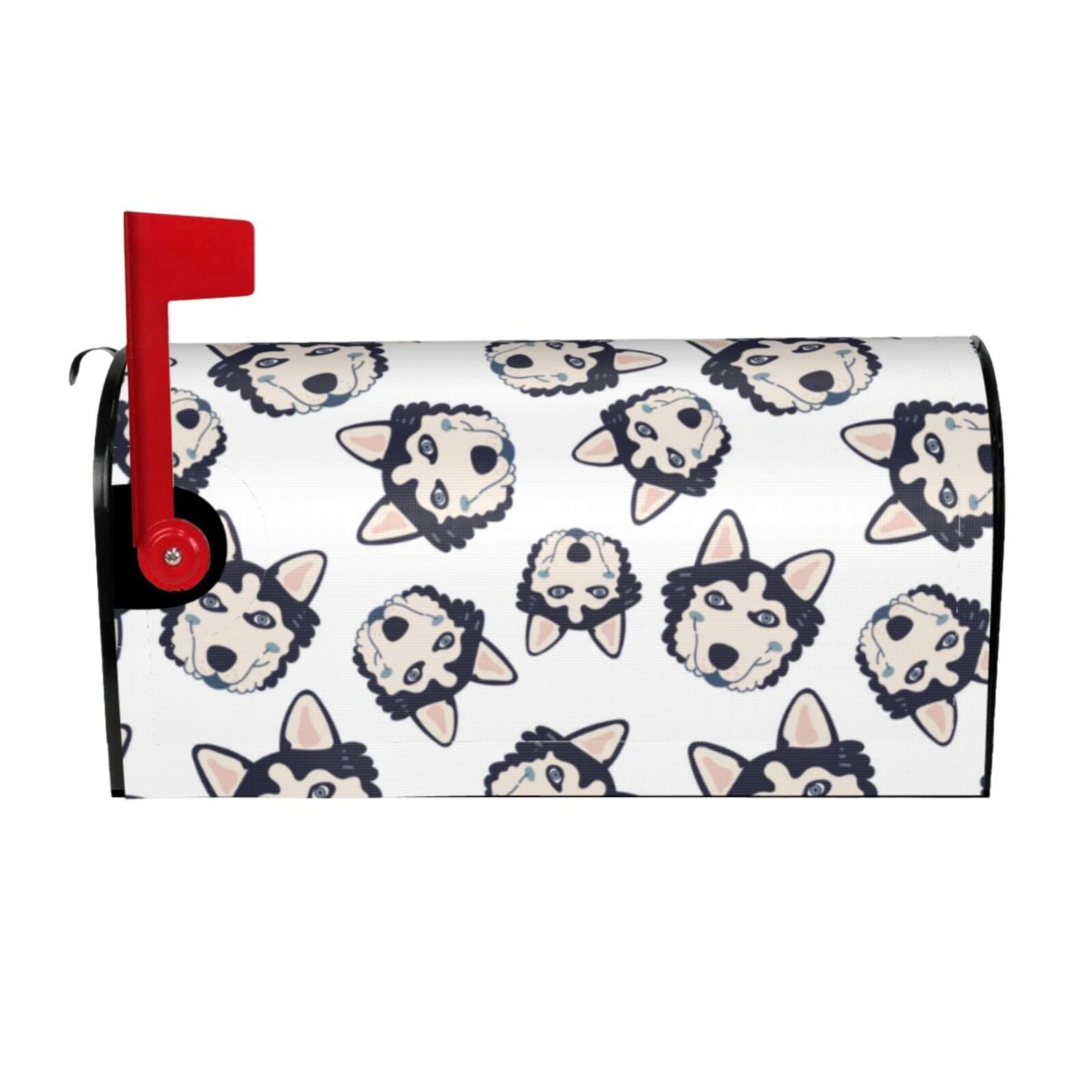 Mailbox Covers, Cartoon Cute Husky Dog Welcome Cute Mailbox Cover ...