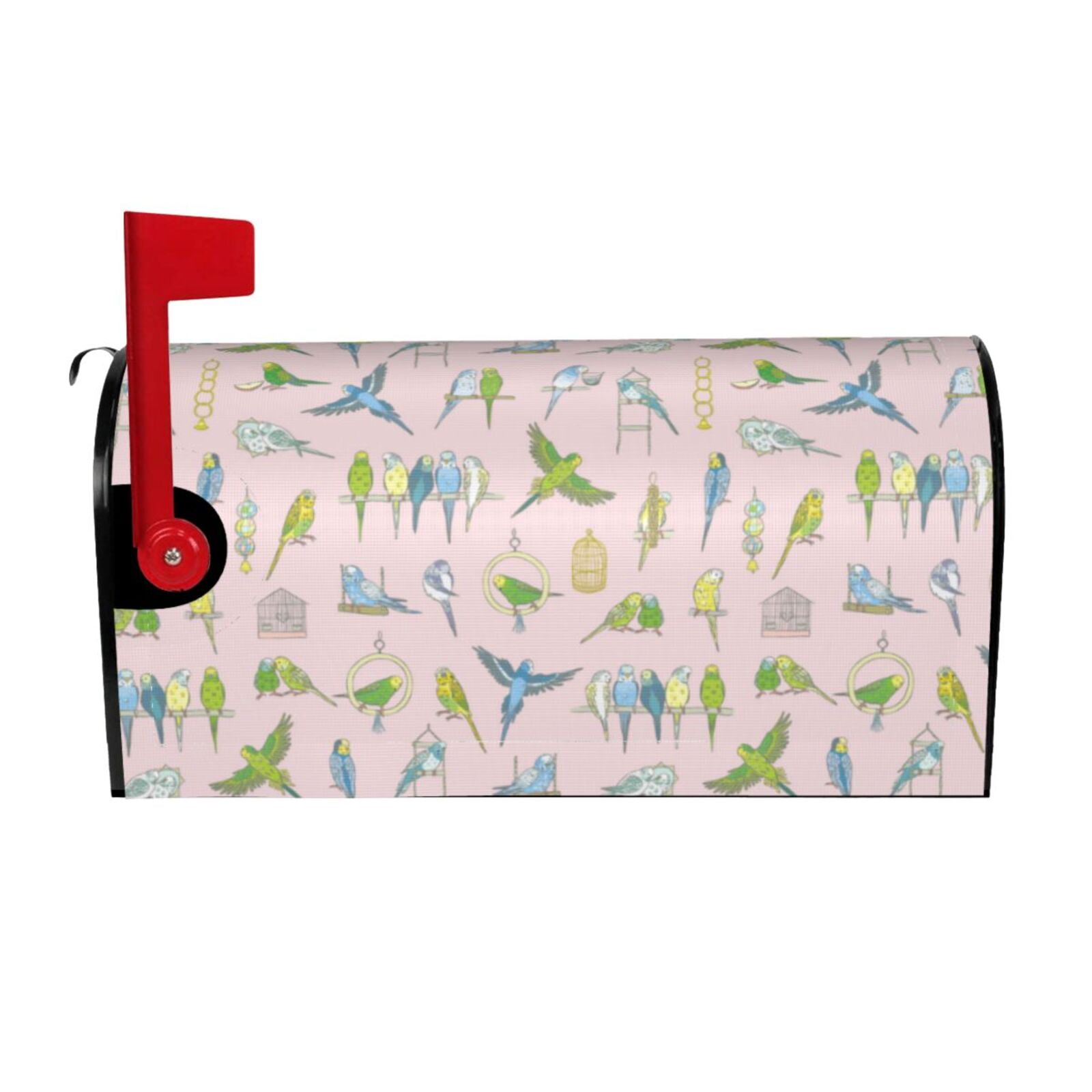 Mailbox Covers, Cartoon Cute Parrots Cute Welcome Mailbox Cover ...