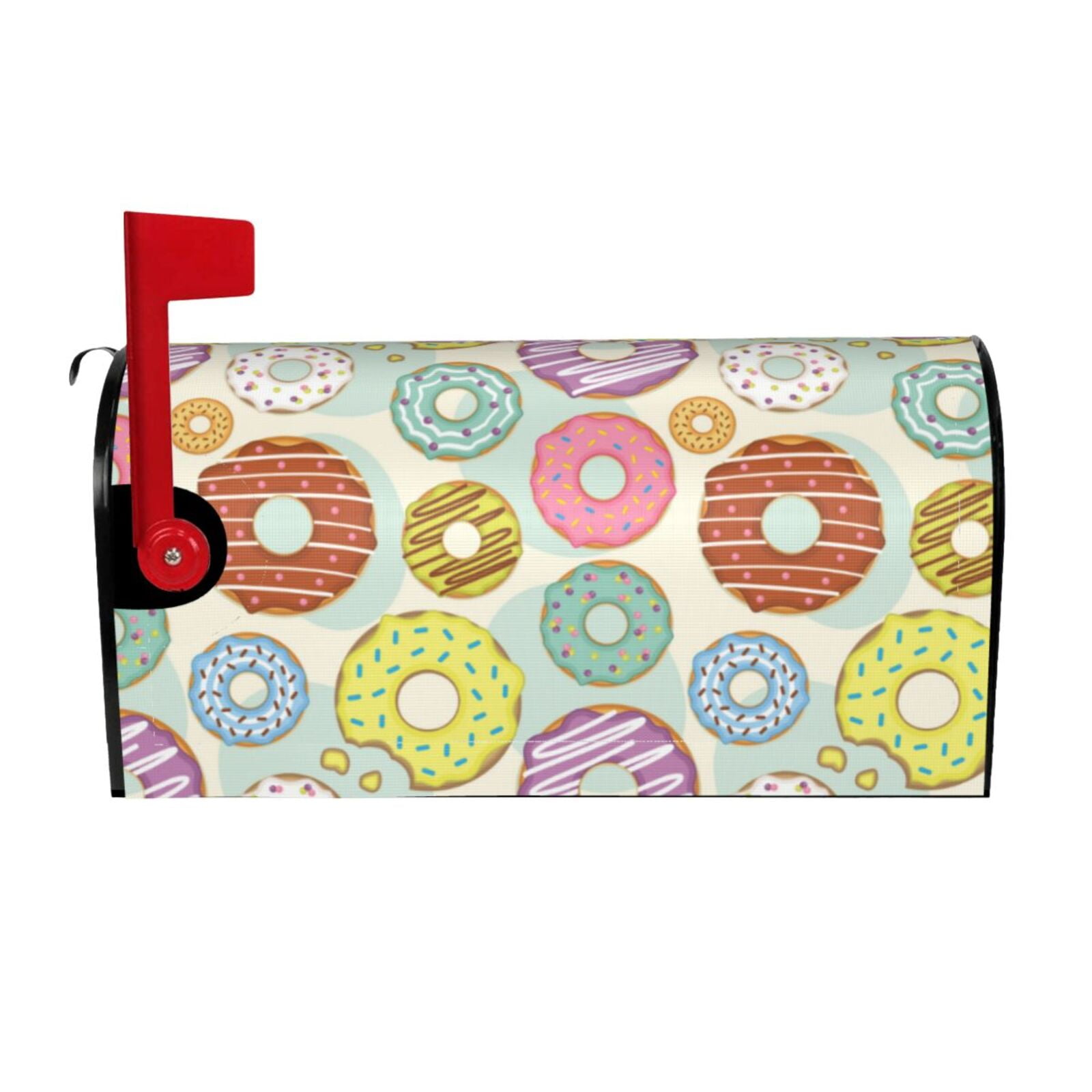 Mailbox Covers Cartoon Donut Print Waterproof mail Box Covers, Magnetic ...