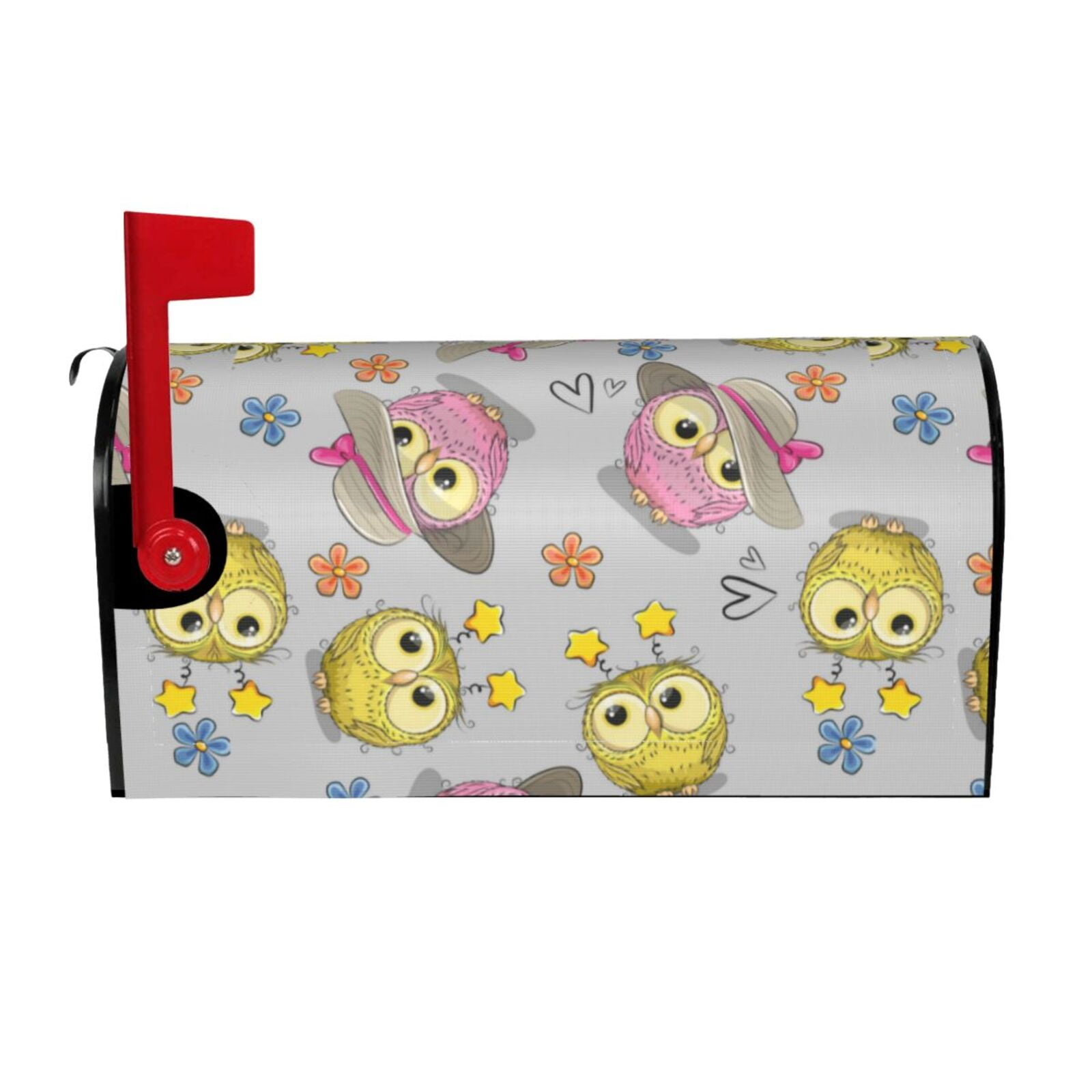 Mailbox Covers, Cartoon Owls Cute Welcome Mailbox Cover Magnetic ...