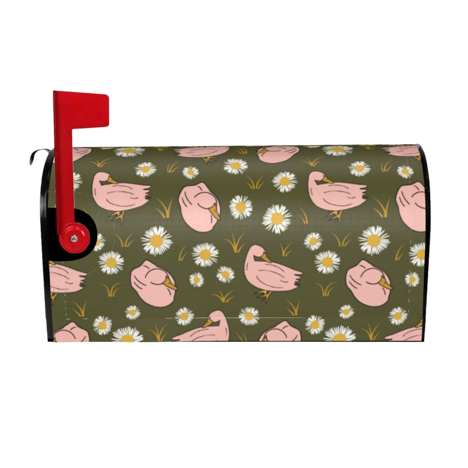 Mailbox Covers, Cartoon Pink Cute Duck Daisy Welcome Cute Mailbox Cover ...