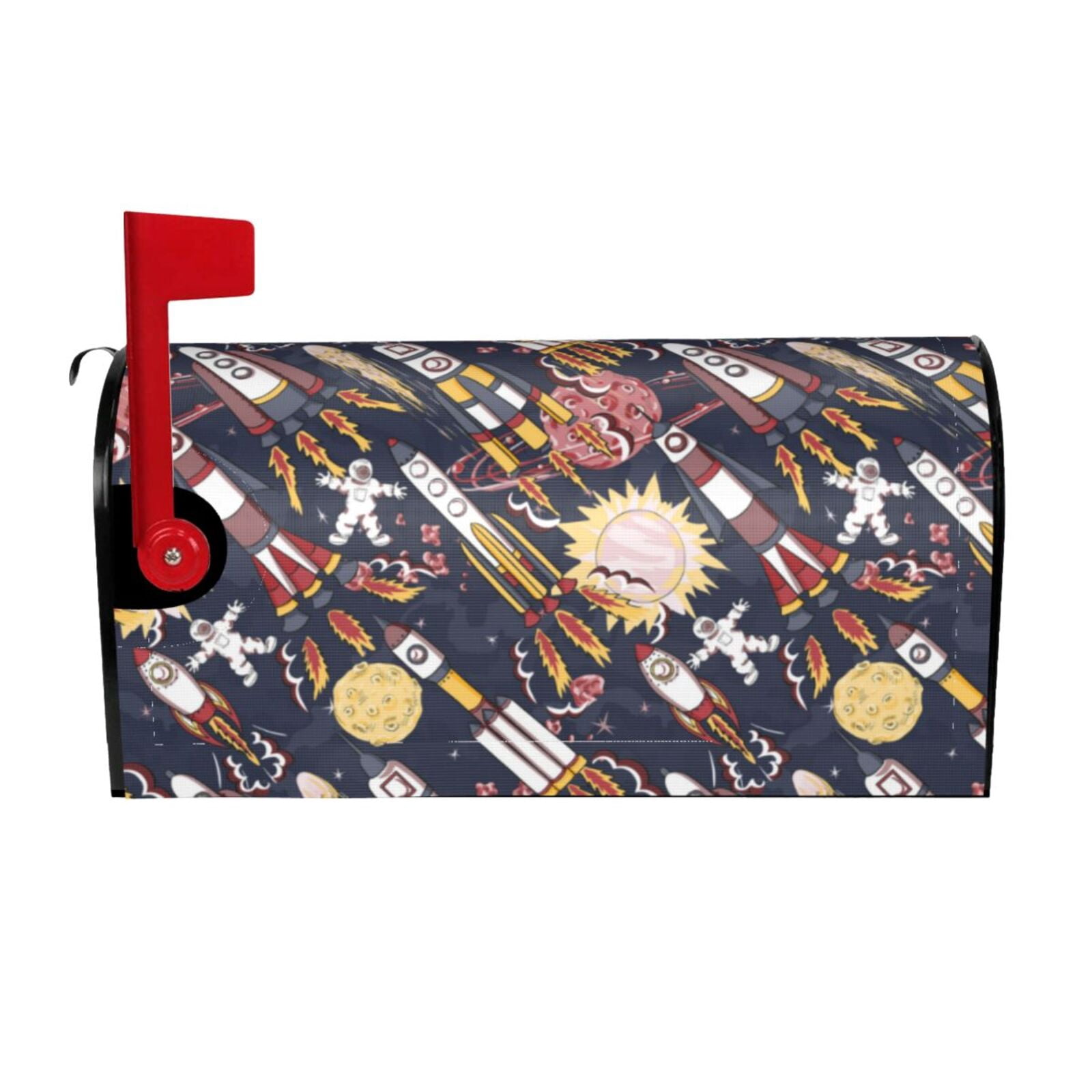 Mailbox Covers Cartoon Space 1 Waterproof mail Box Covers, Magnetic ...