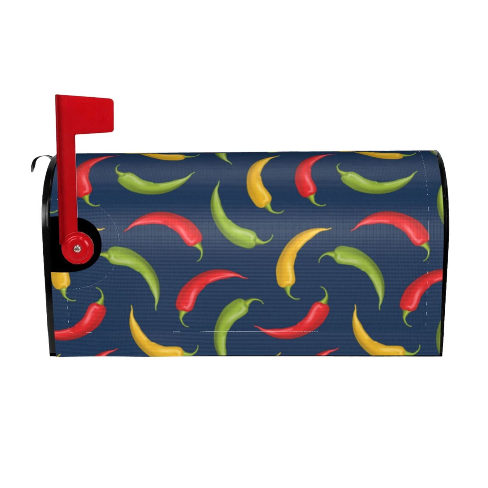 Mailbox Covers Chili Pepper colorful Waterproof mail Box Covers ...