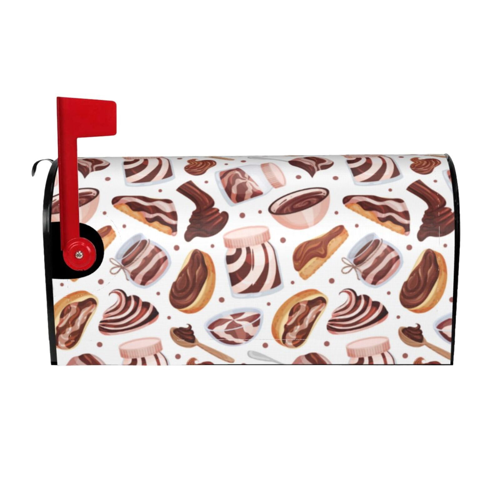 Mailbox Covers, Chocolate Cream Bread Print Welcome Cute Mailbox Cover ...