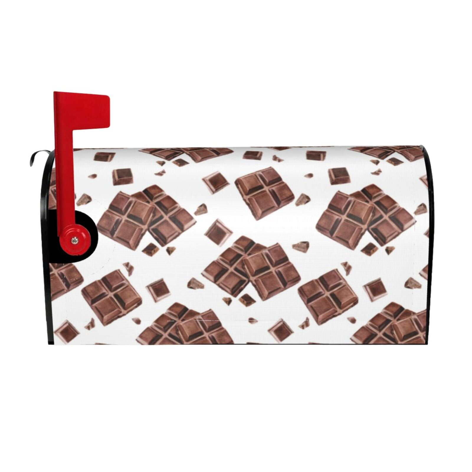 Mailbox Covers, Chocolate Print No.J98 Cute Welcome Mailbox Cover ...