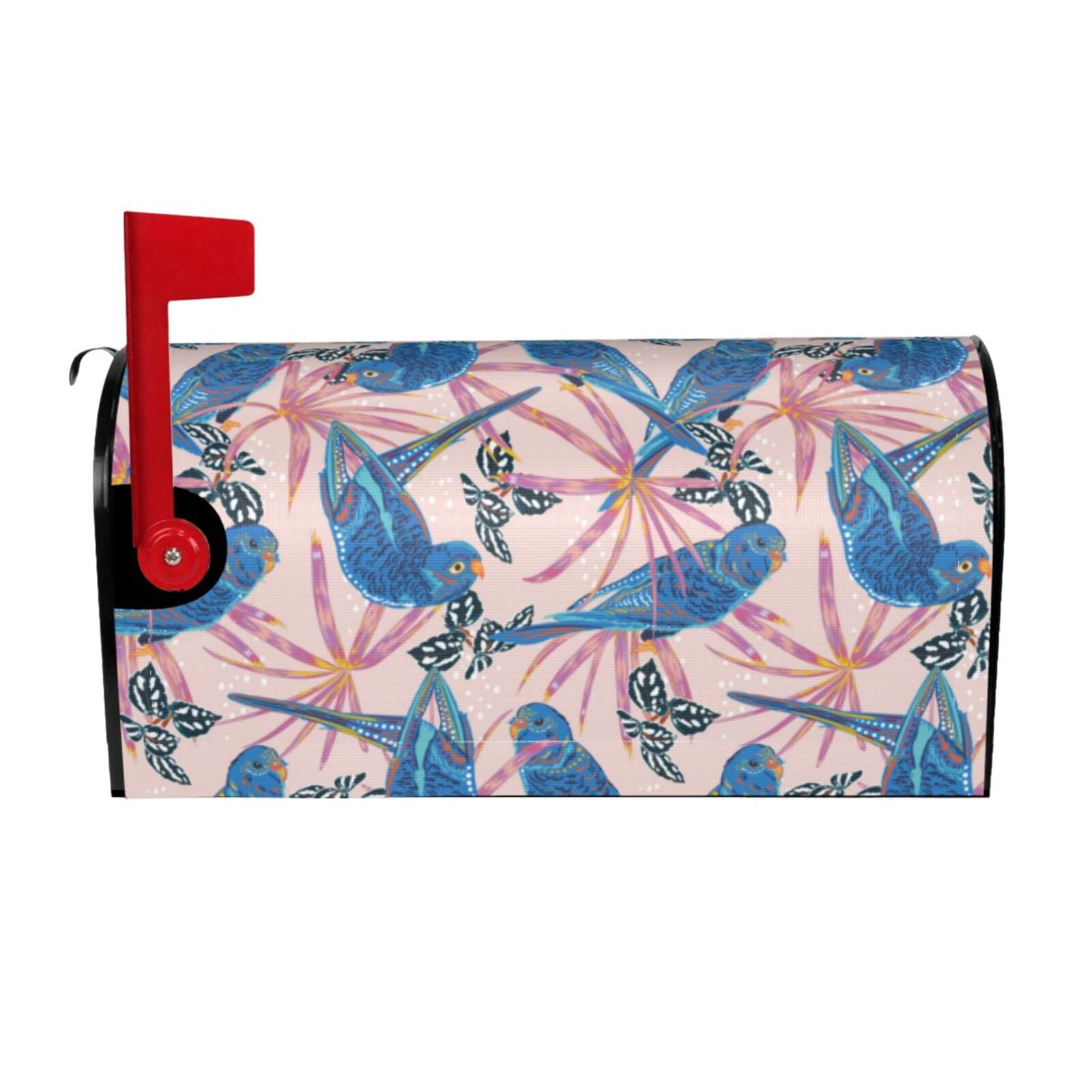 Mailbox Covers Classic Blue Cute Parrot Waterproof mail Box Covers ...