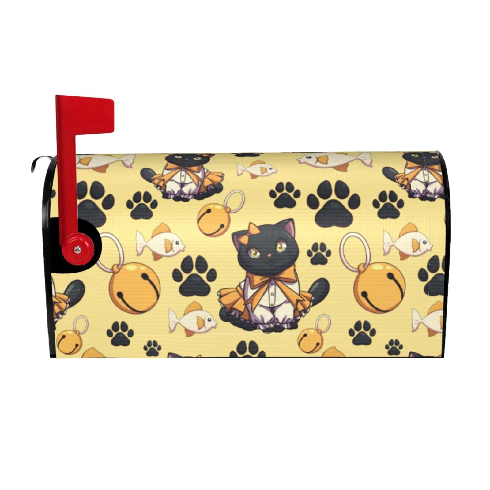 Mailbox Covers, Classic Katong Cat Fish Yellow Welcome Cute Mailbox ...