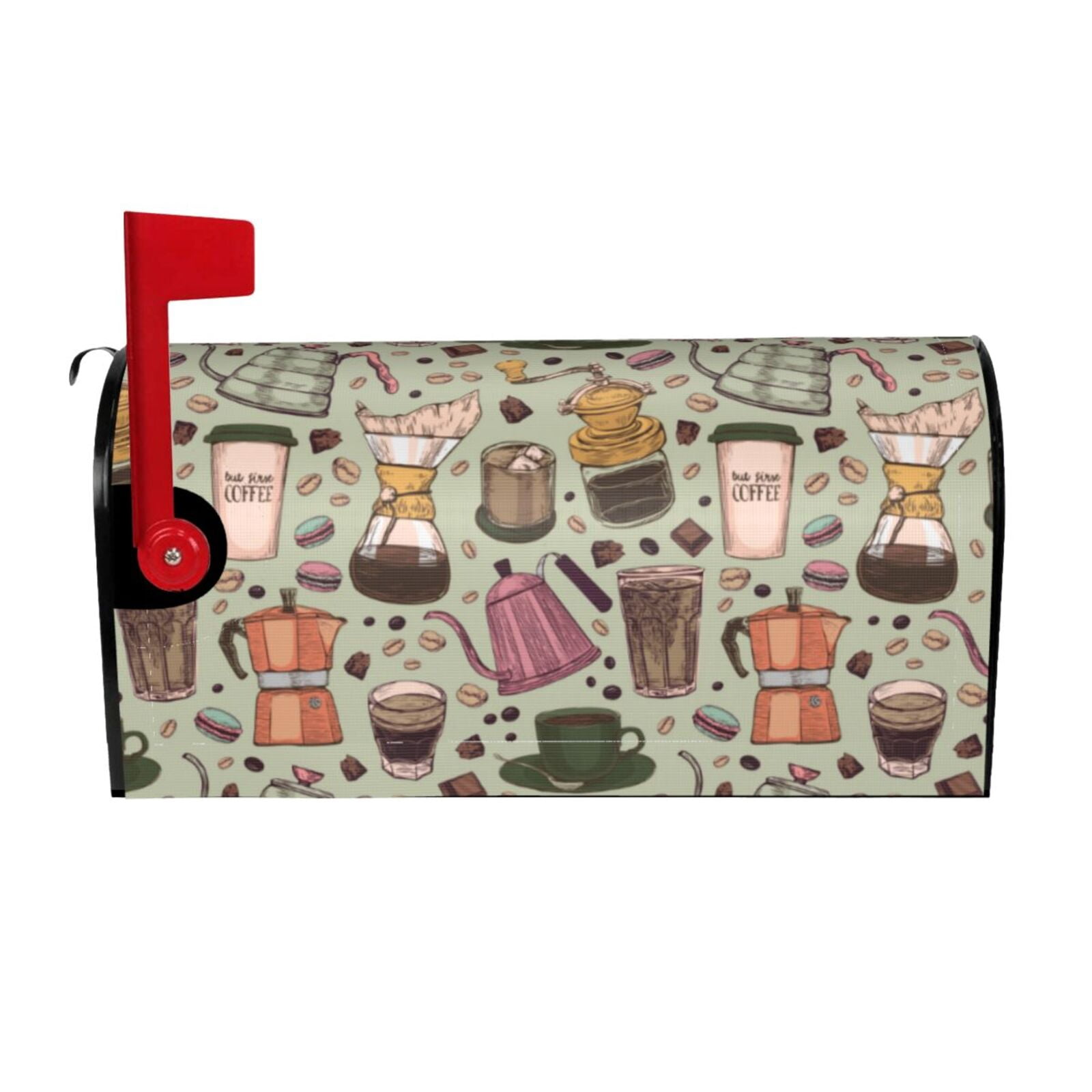 Mailbox Covers, Coffee Makers Chocolate Welcome Mailbox Cover Magnetic ...