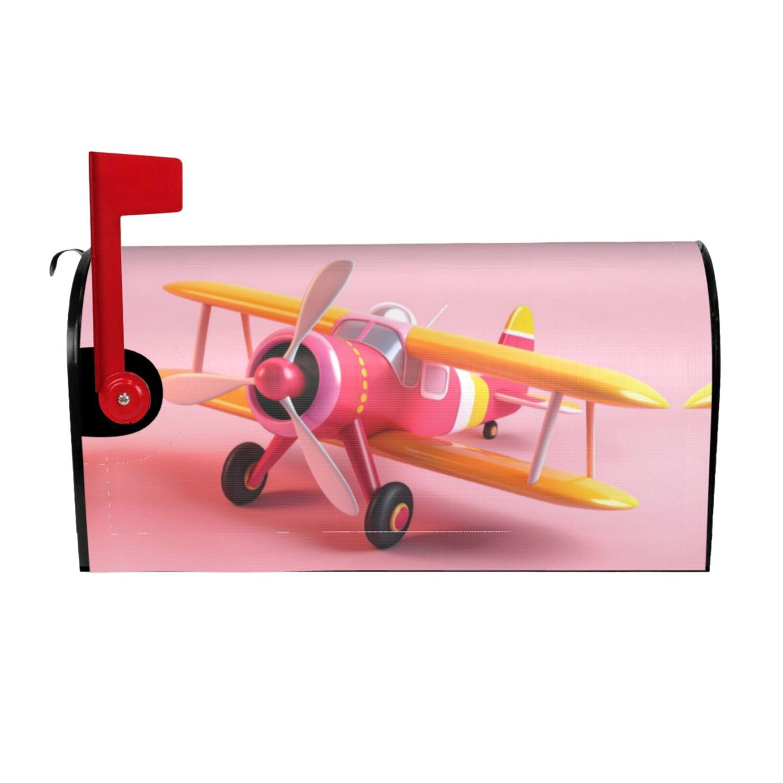 Mailbox Covers Colorful Cartoon Biplane Waterproof mail Box Covers ...