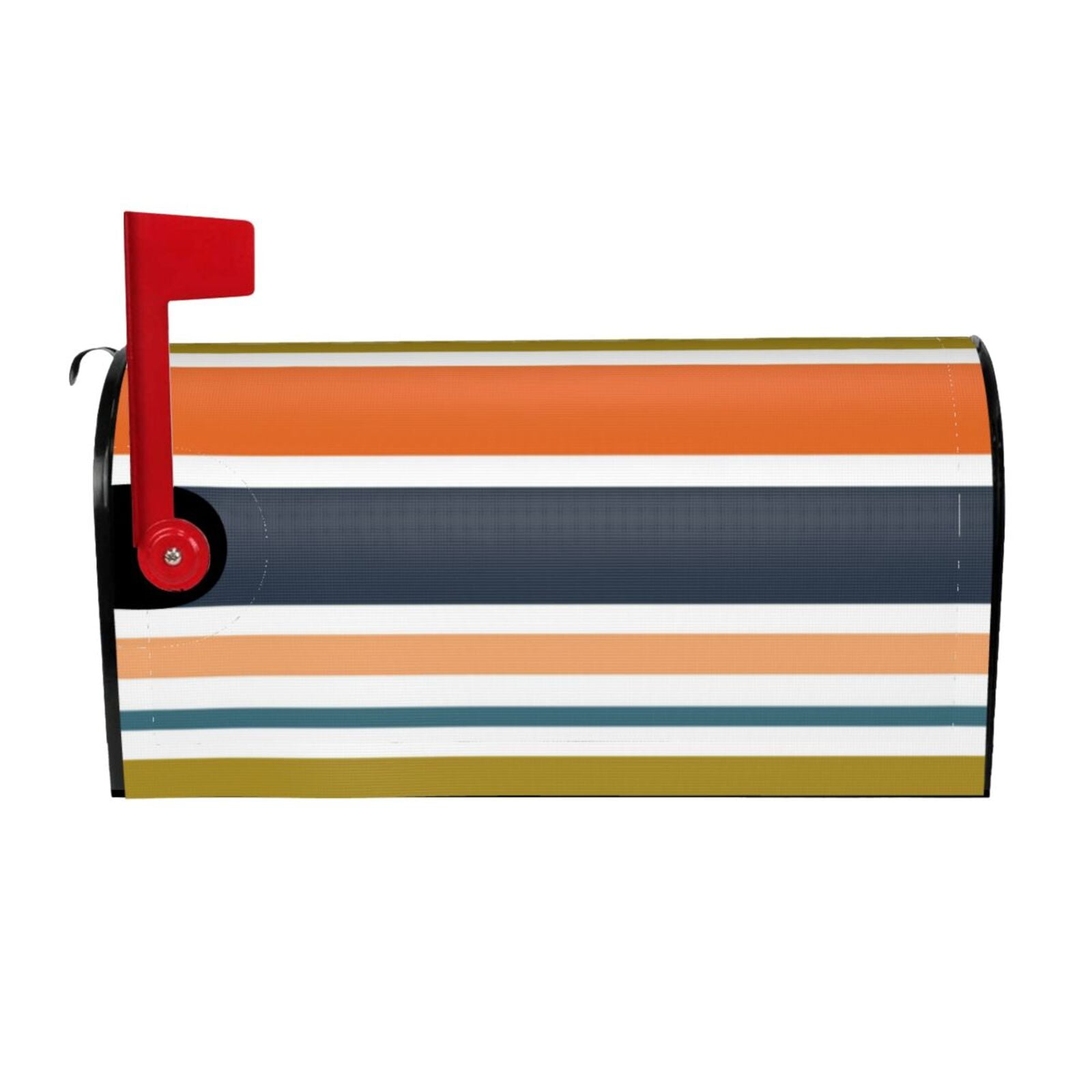 Mailbox Covers Colorful Pastel Stripes Waterproof mail Box Covers ...