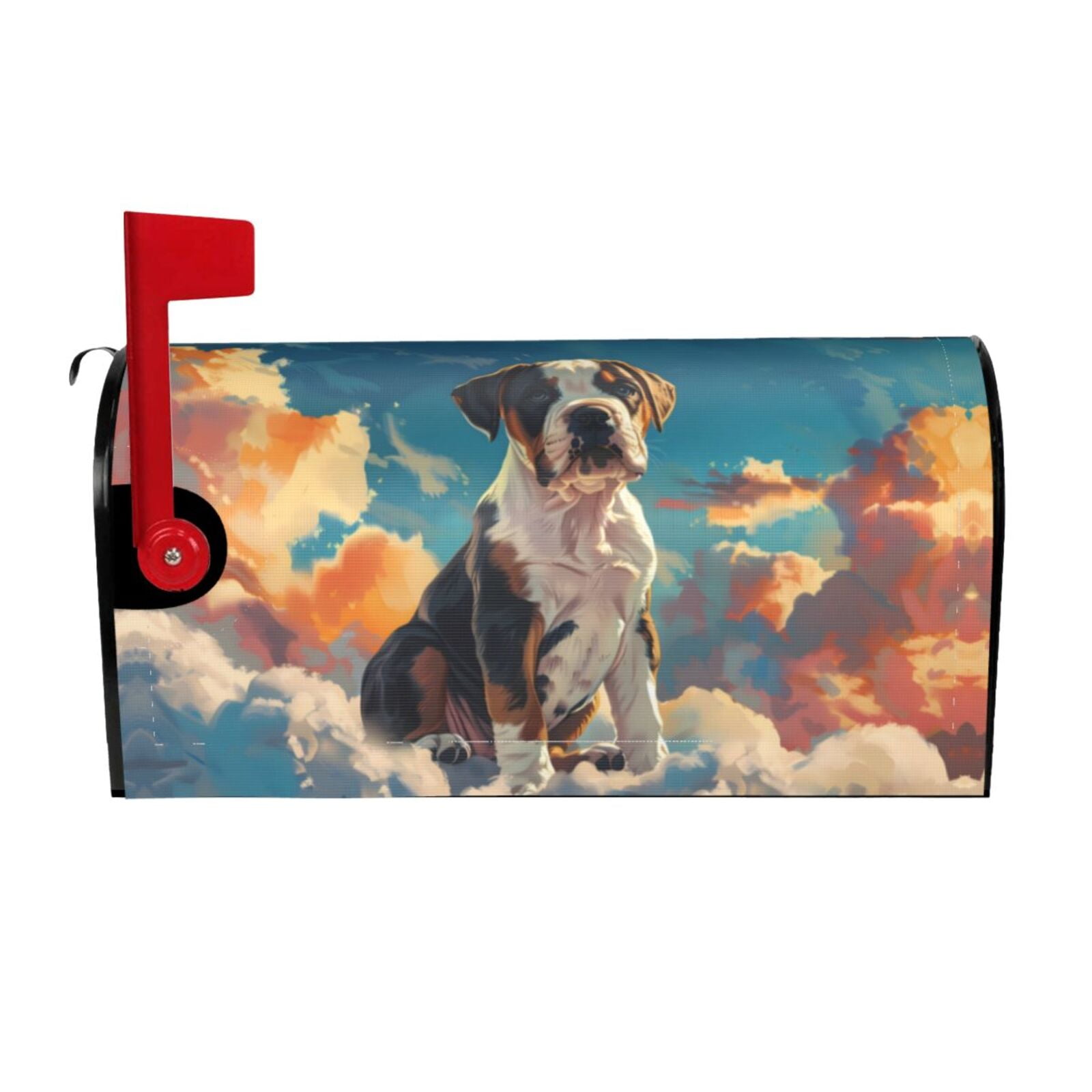 Mailbox Covers, Colorful Sky Puppy Welcome Mailbox Cover Magnetic Extra ...