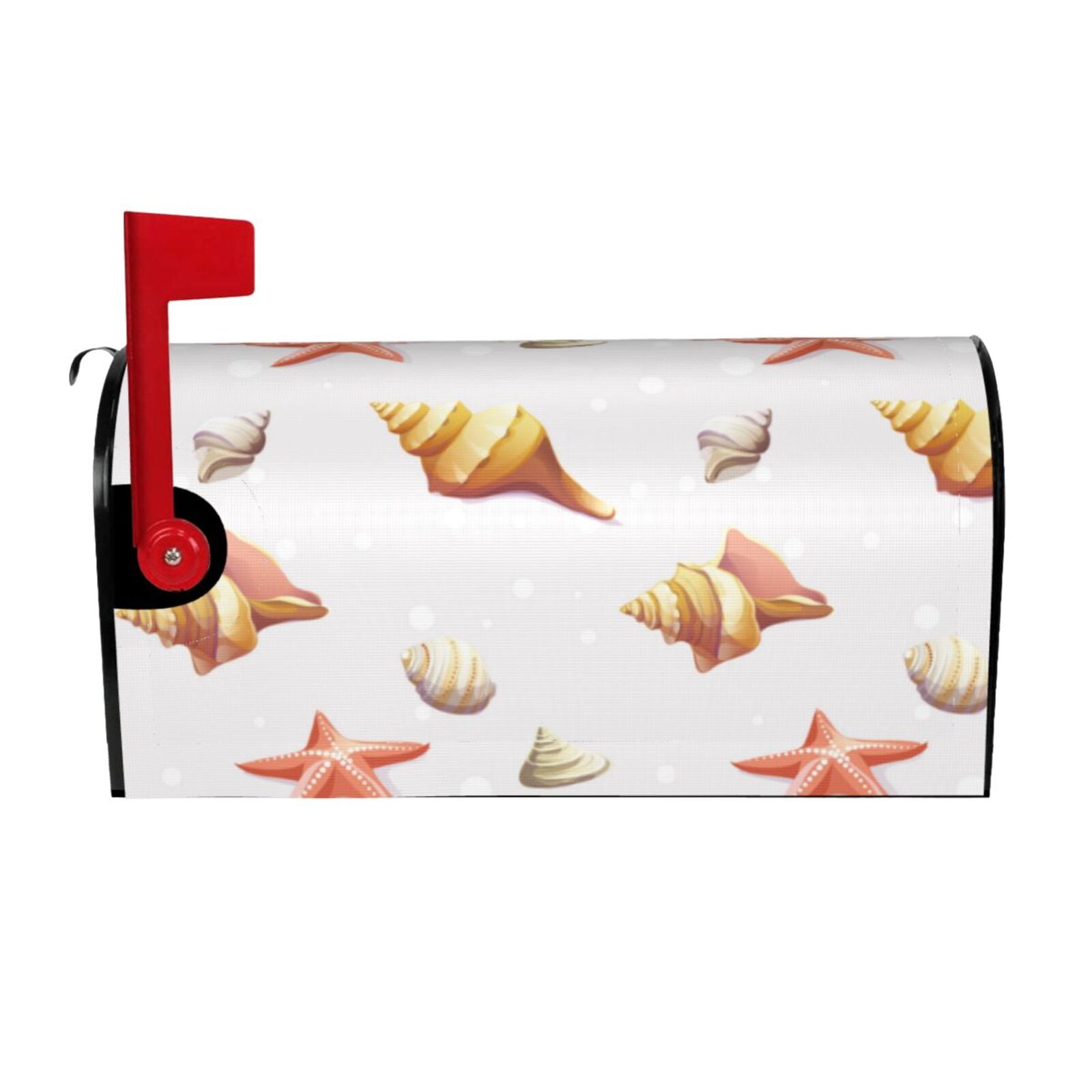 Mailbox Covers, Conch Shells Print No.902 Cute Welcome Mailbox Cover ...