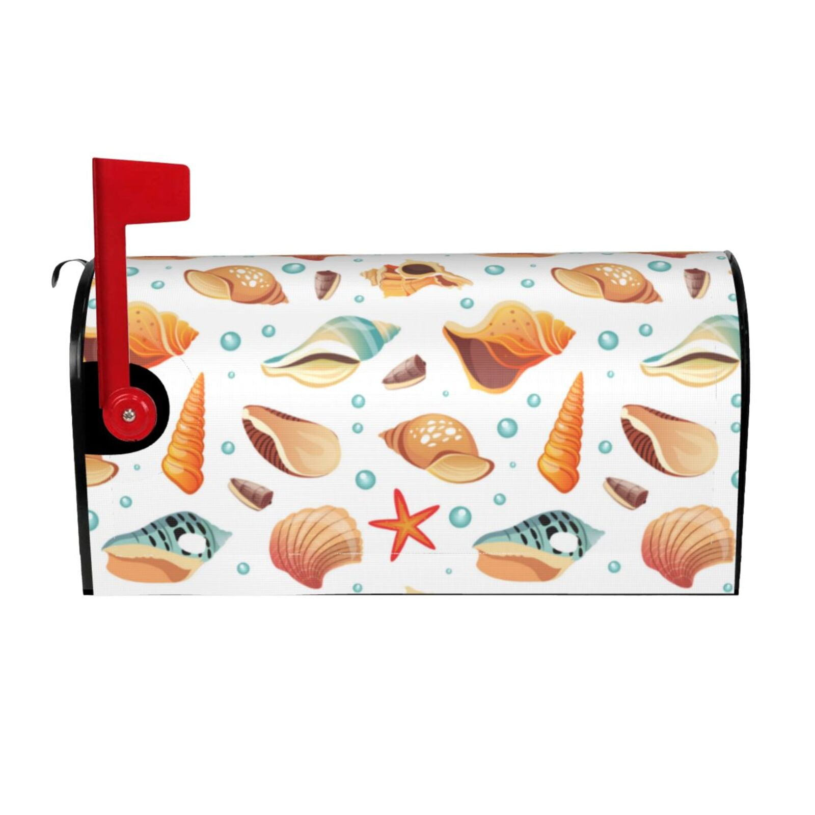 Mailbox Covers, Conch Shells Print No.9033 Mailbox Cover Magnetic Extra ...