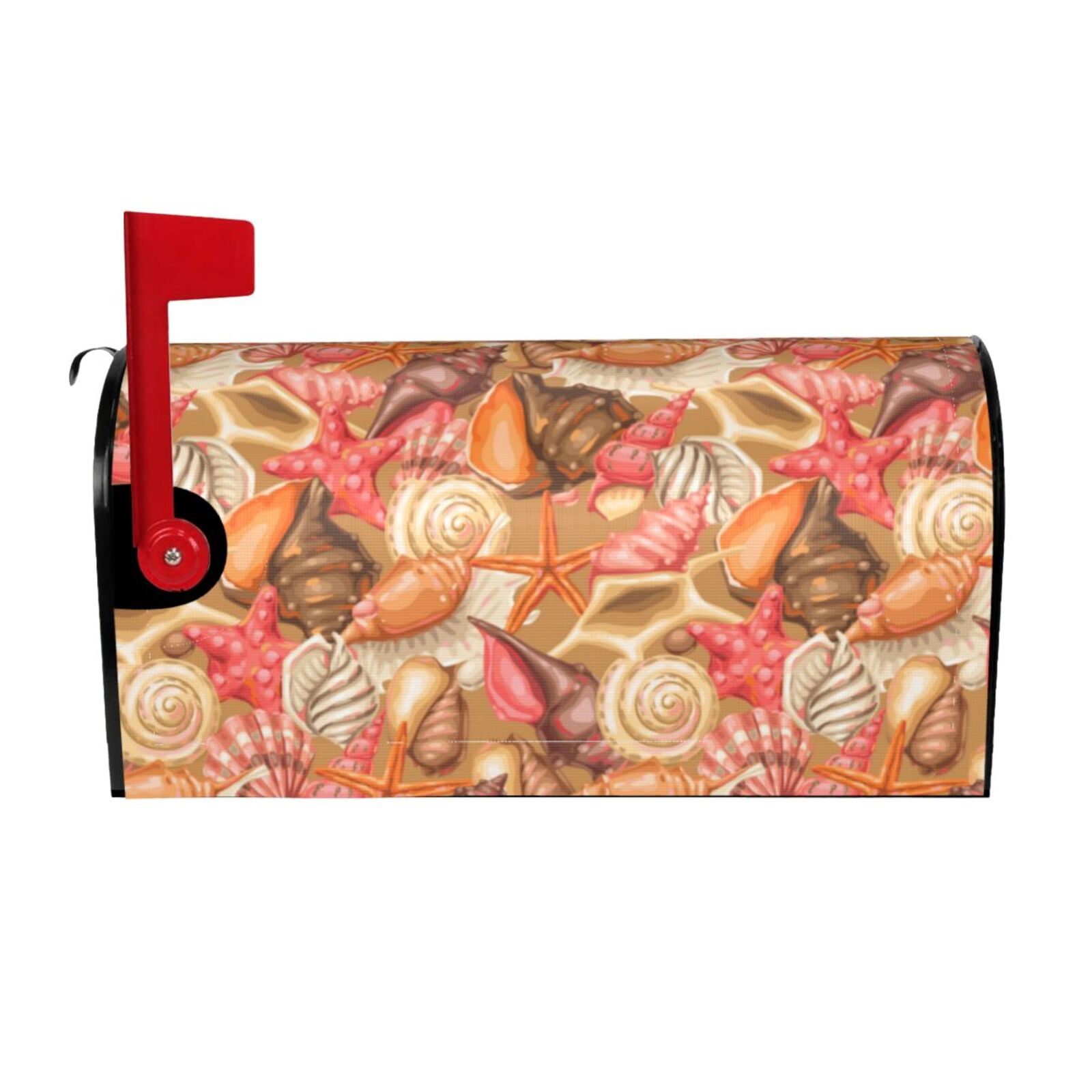 Mailbox Covers, Conch Shells Print No.9036 Welcome Cute Mailbox Cover ...