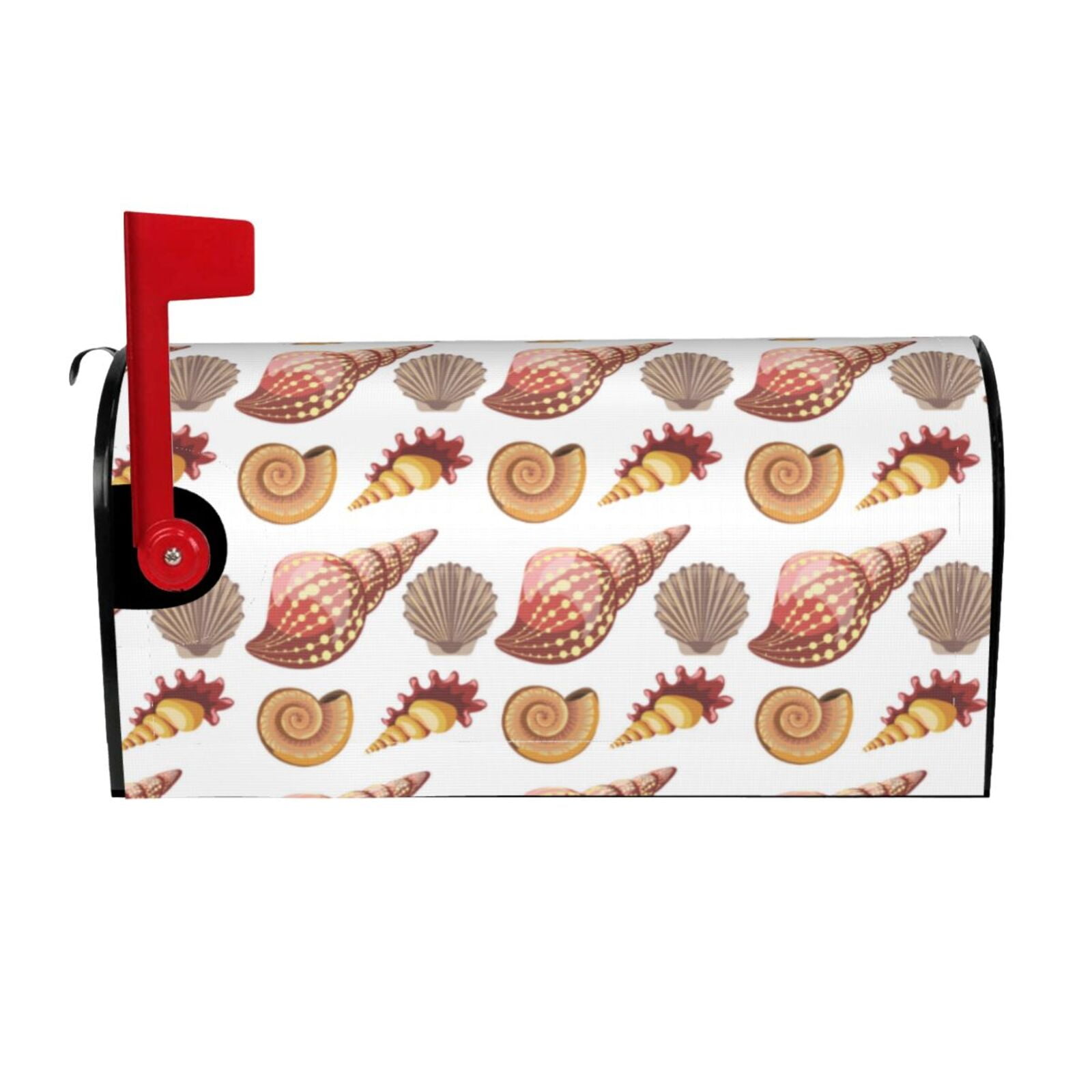 Mailbox Covers, Conch Shells Print No.9043 Welcome Cute Mailbox Cover ...