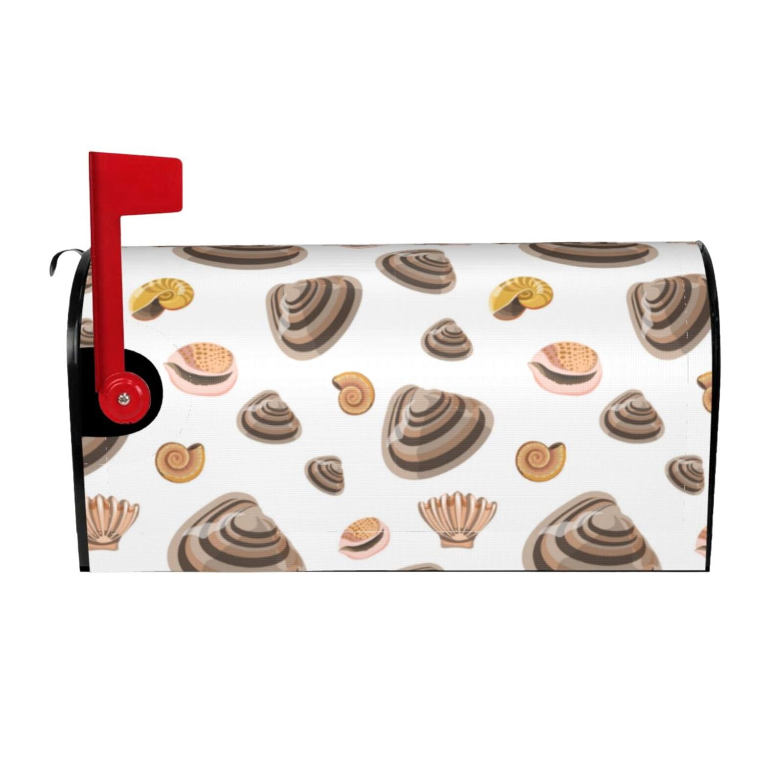 Mailbox Covers, Conch Shells Print No.9044 Welcome Cute Mailbox Cover Magnetic Standard Size 21 ...
