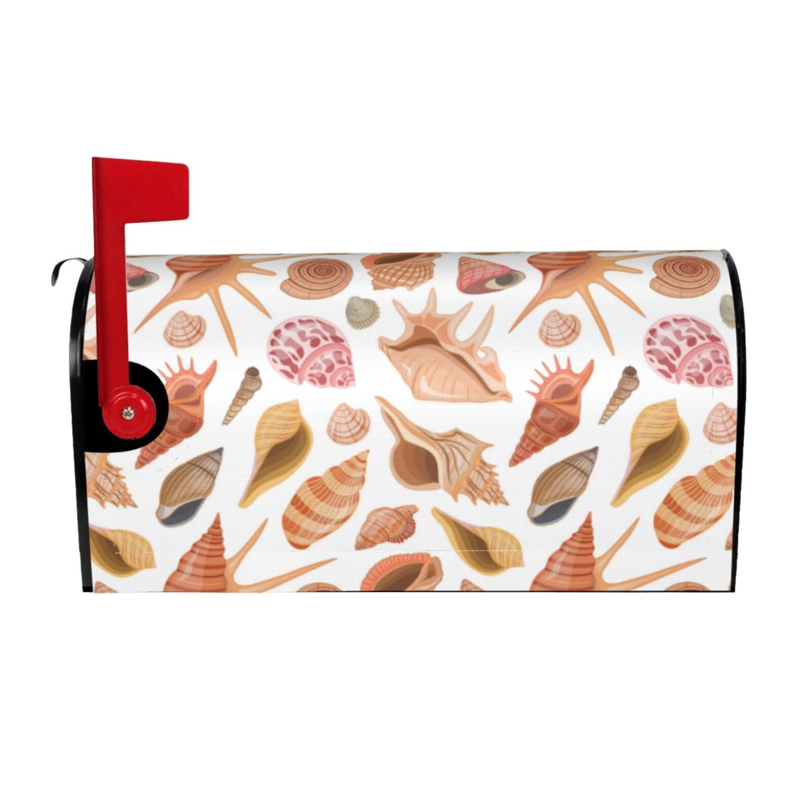 Mailbox Covers, Conch Shells Print No.9070 Welcome Cute Mailbox Cover ...