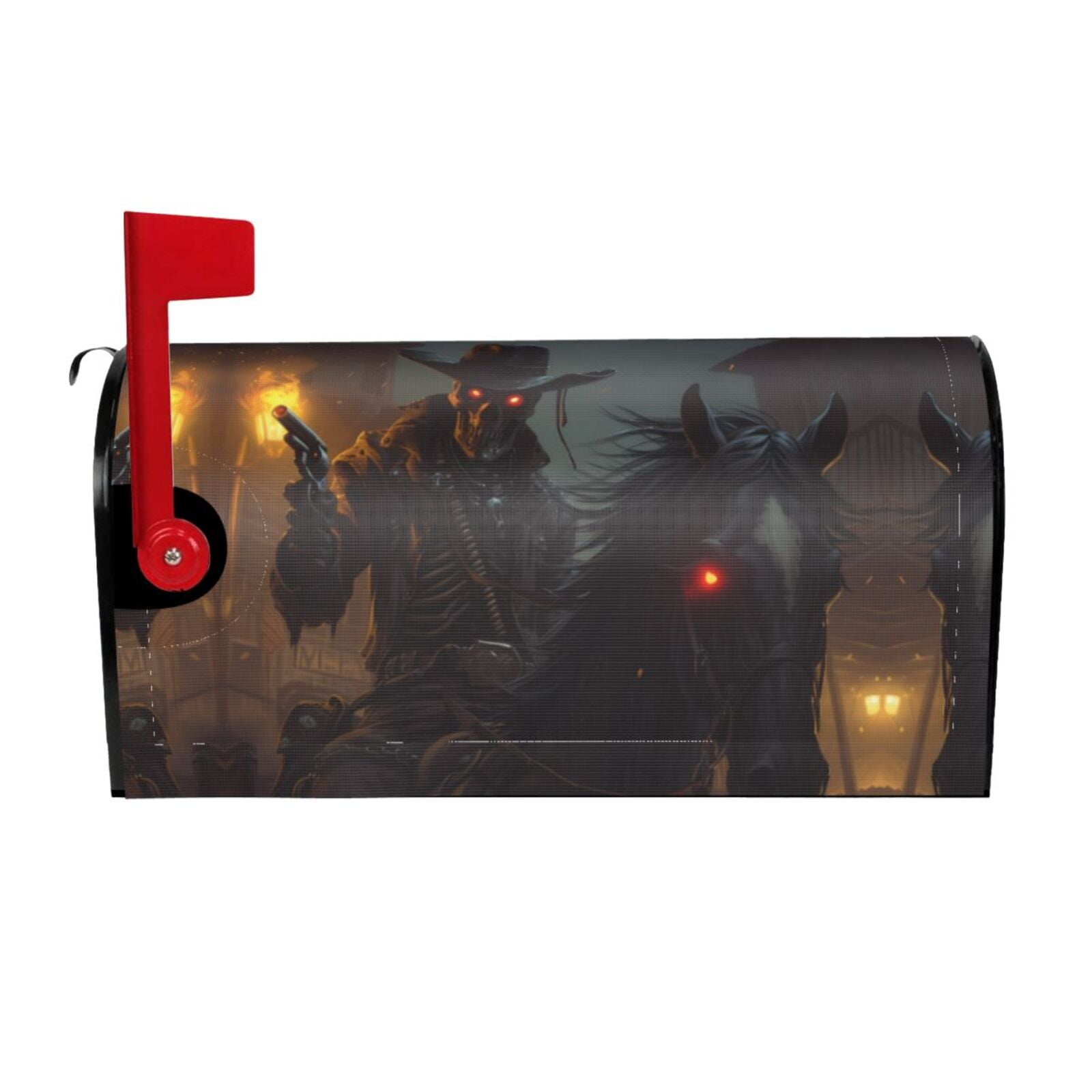 Mailbox Covers Cool Skull Western Cowboy Waterproof mail Box Covers ...