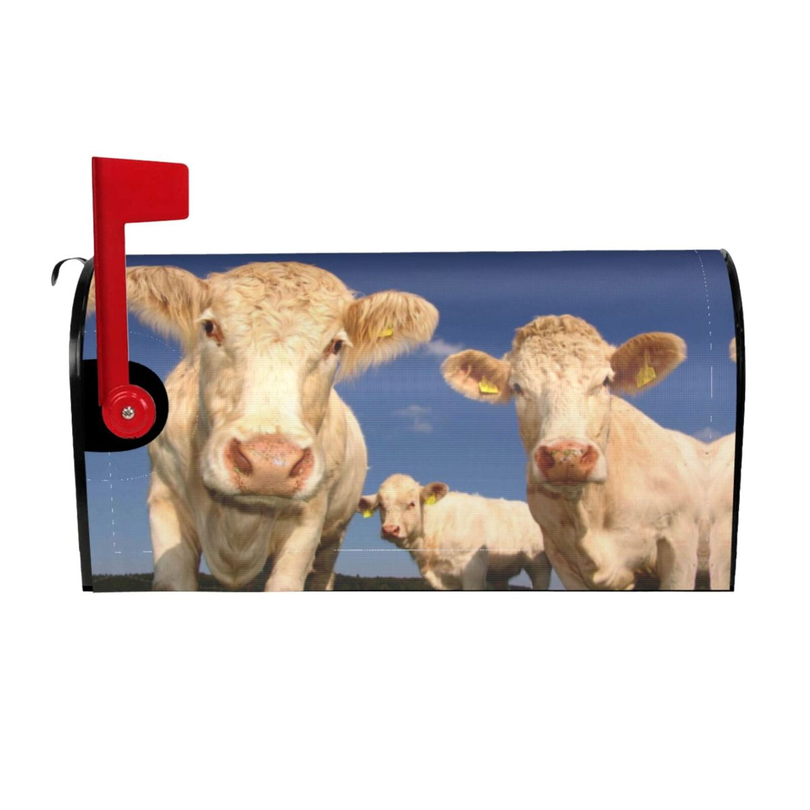 Mailbox Covers Cows Cattles Waterproof mail Box Covers, Magnetic ...
