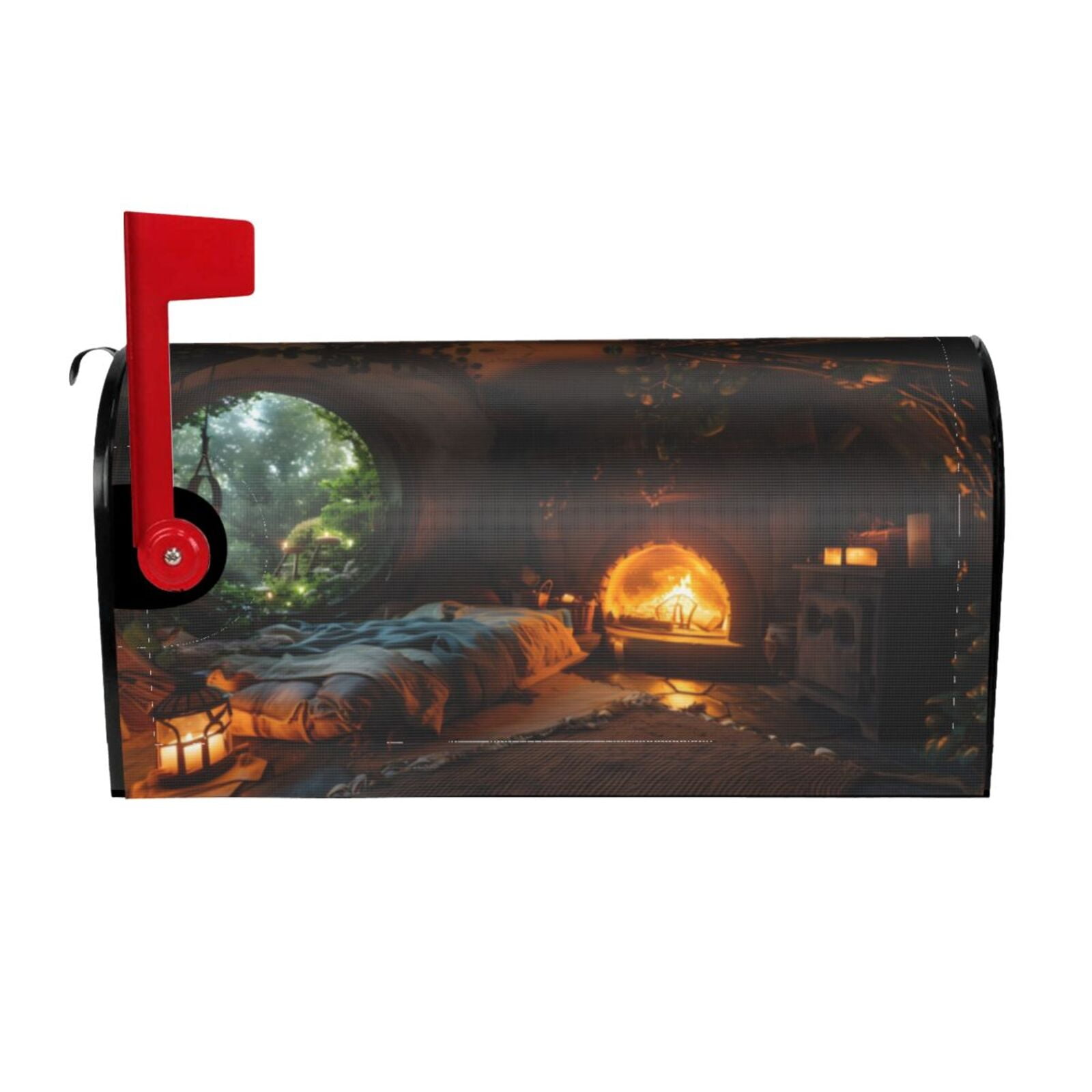 Mailbox Covers Cozy Tree Hole Cabin Waterproof mail Box Covers ...