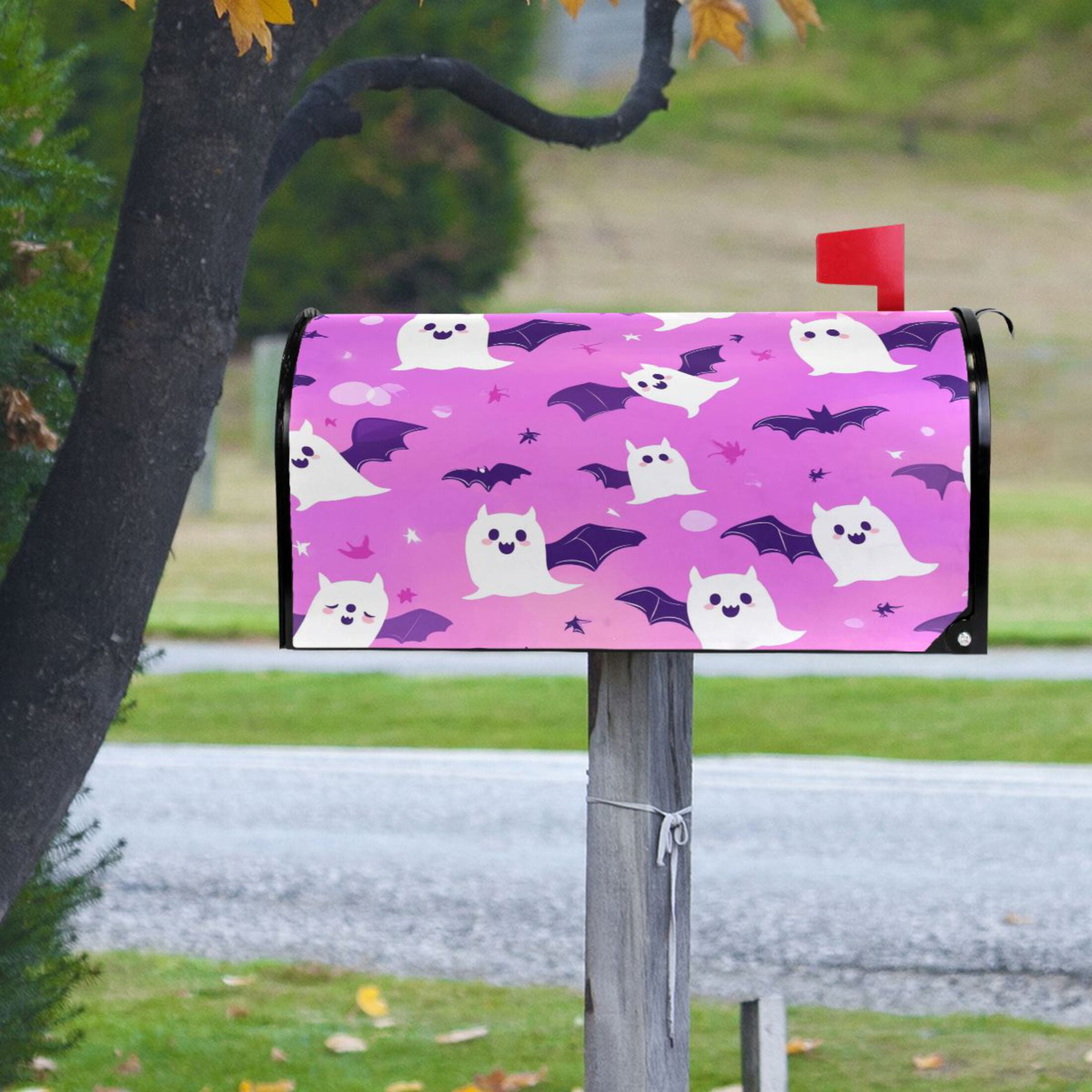 Mailbox Covers Cute Bat Pattern Mailbox Cover - Walmart.com