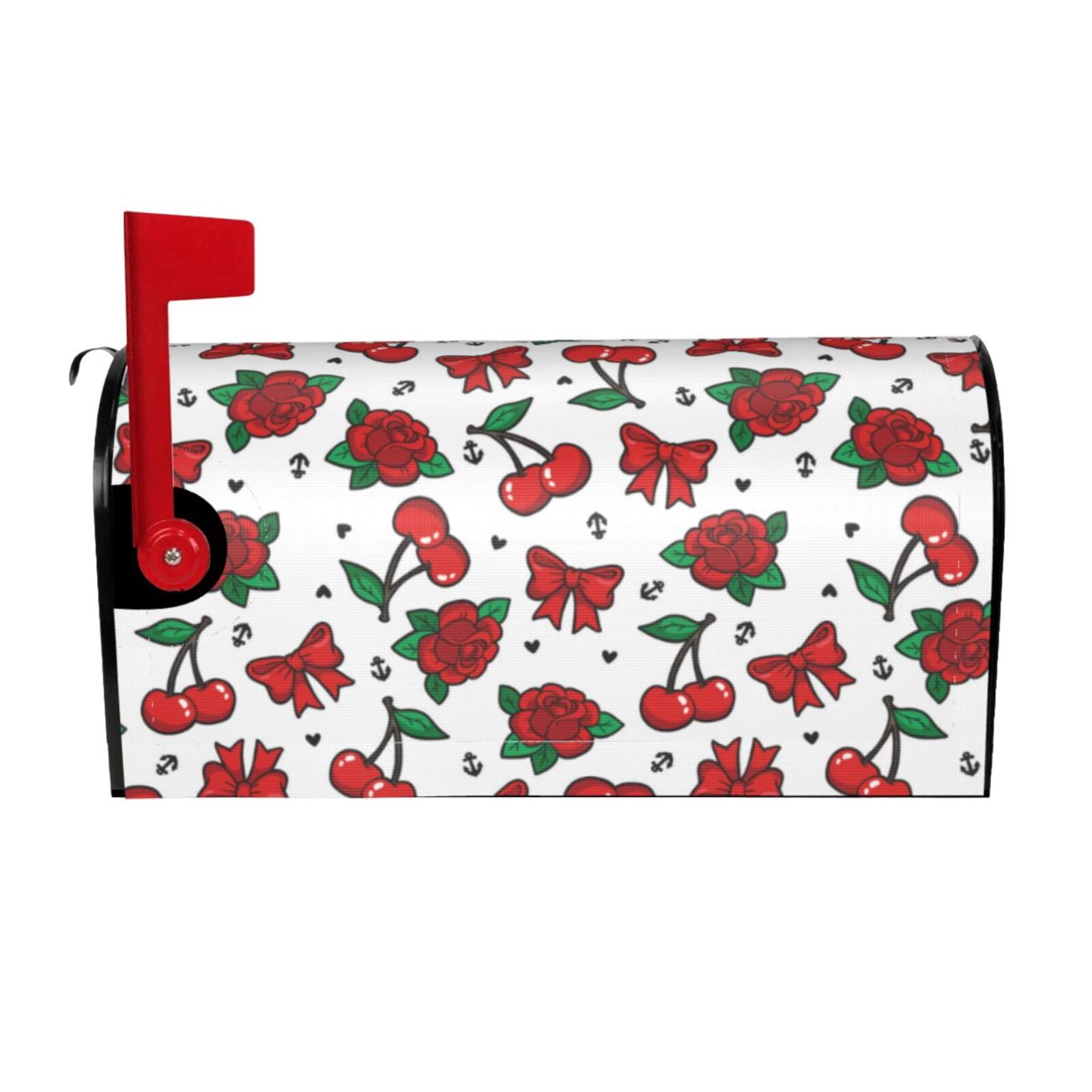 Mailbox Covers, Cute Berry Rose Welcome Cute Mailbox Cover Magnetic ...