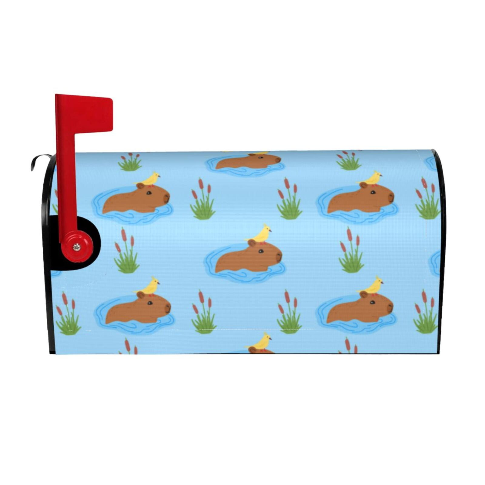 Mailbox Covers, Cute Capybaras Bird Welcome Cute Mailbox Cover Magnetic ...