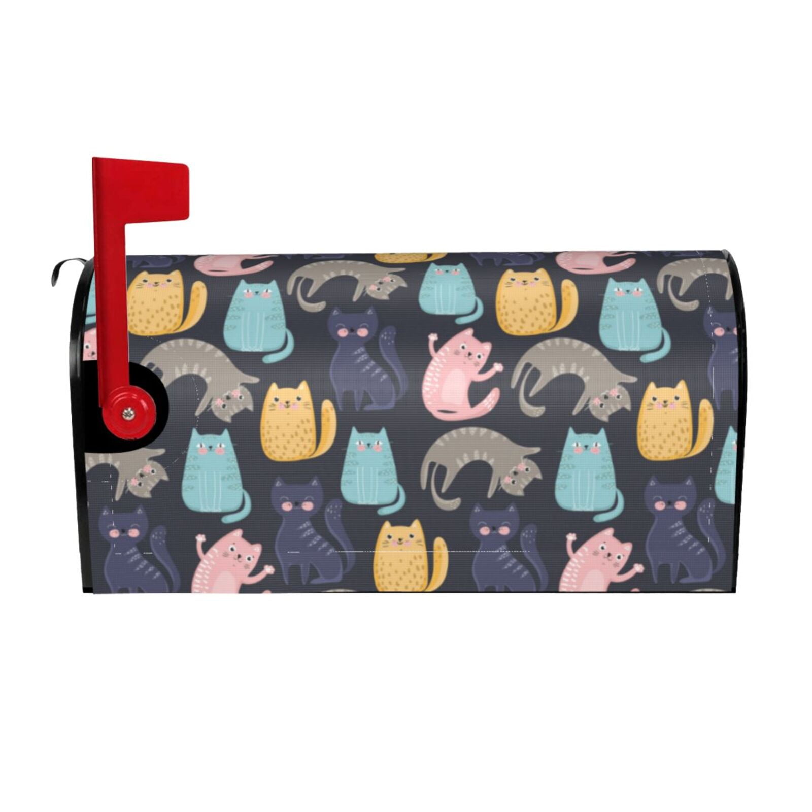 Mailbox Covers Cute Cat No.1081 Waterproof mail Box Covers, Magnetic ...