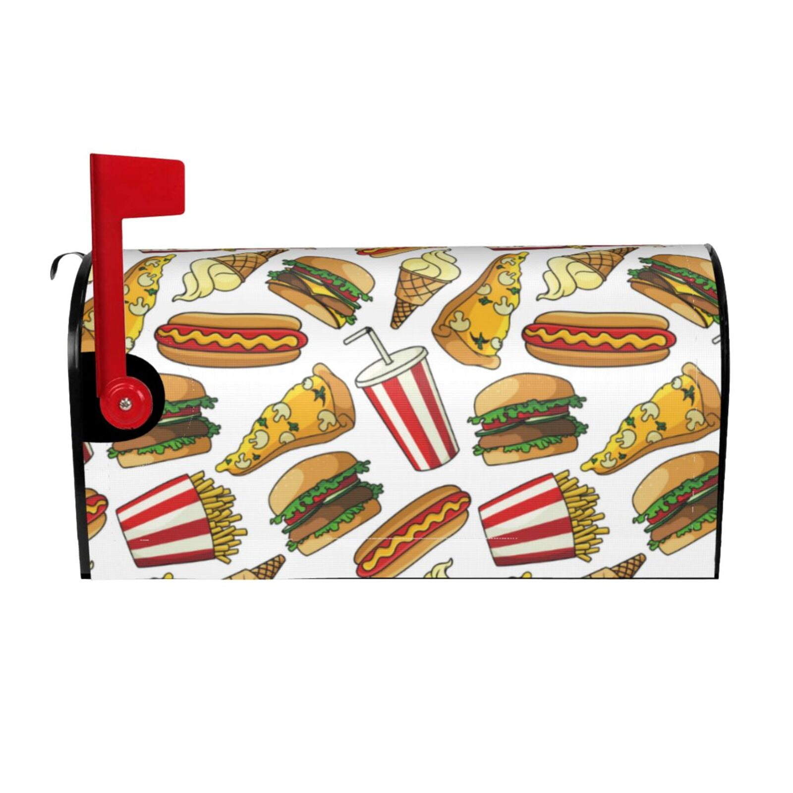 Mailbox Covers, Cute Food Ice Cream Burger Welcome Cute Mailbox Cover ...
