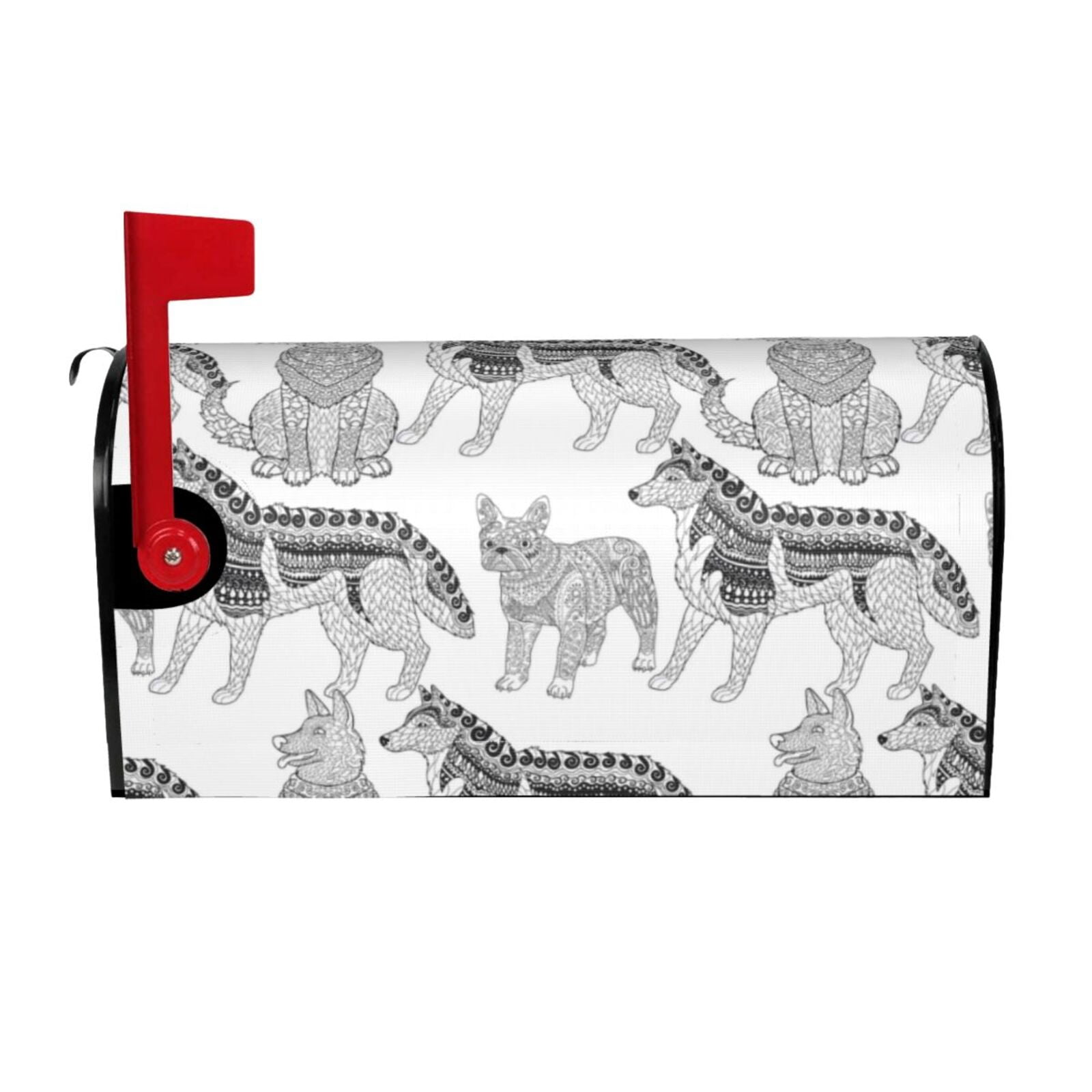 Mailbox Covers, Cute German Shepherd Mailbox Cover Magnetic Extra Large ...