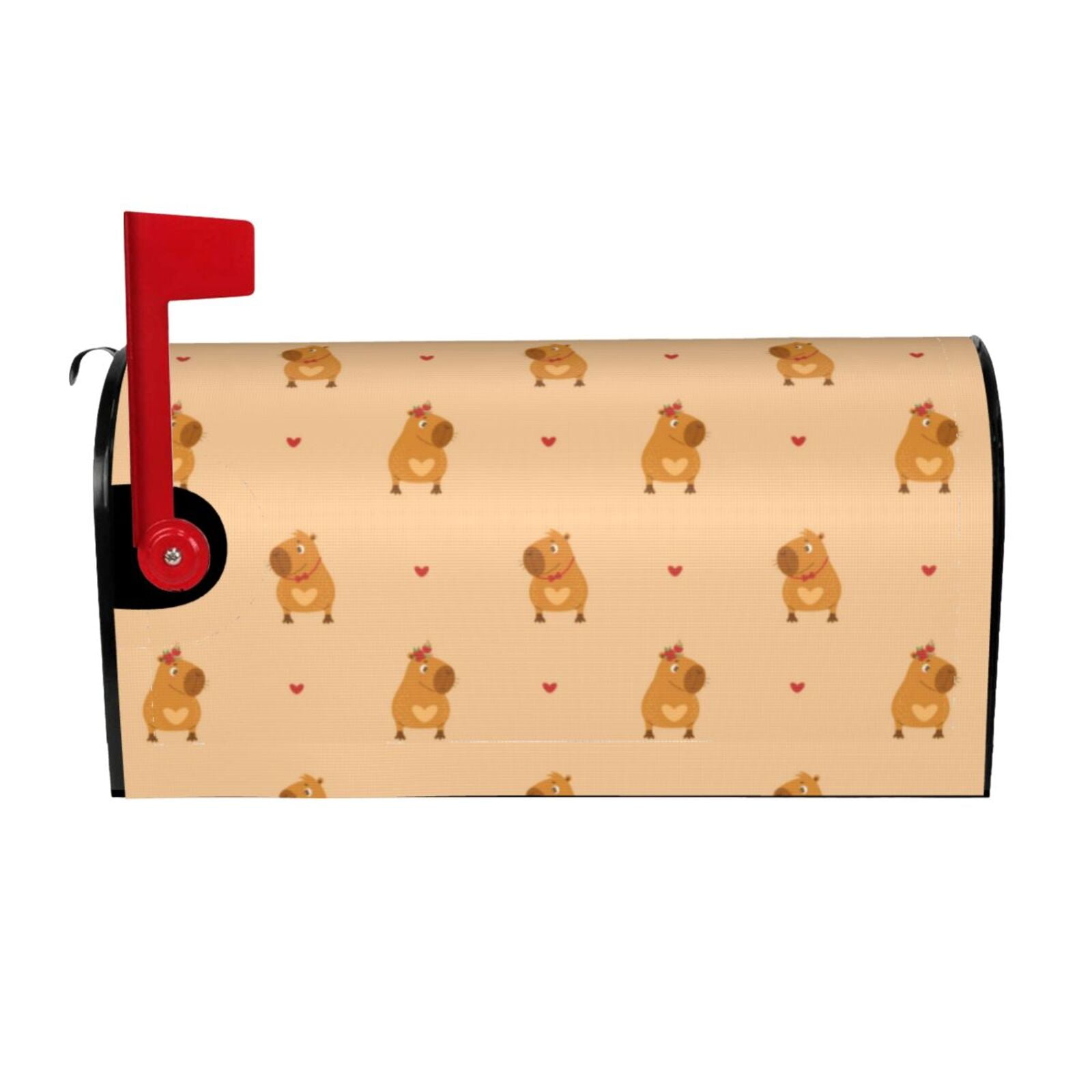 Mailbox Covers Cute Heart Capybaras Waterproof mail Box Covers ...