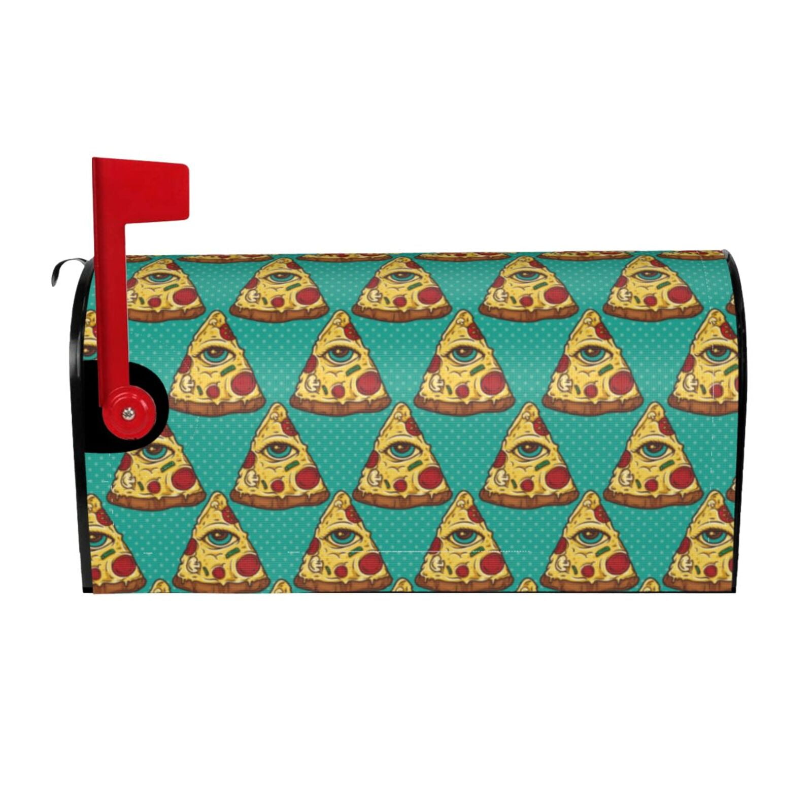 Mailbox Covers, Cute Mushroom Pizza Eye Mailbox Cover Magnetic Extra ...