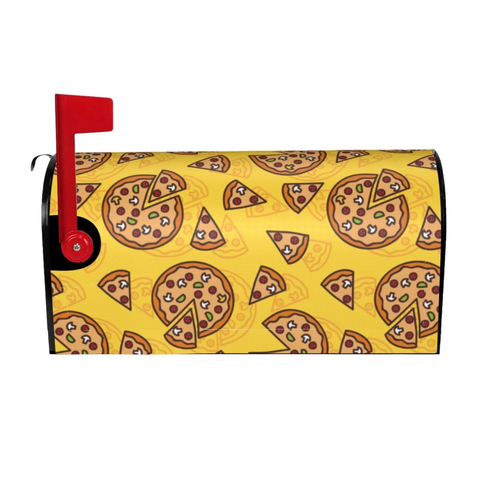 Mailbox Covers, Cute Mushrooms Pizza Cute Welcome Mailbox Cover ...