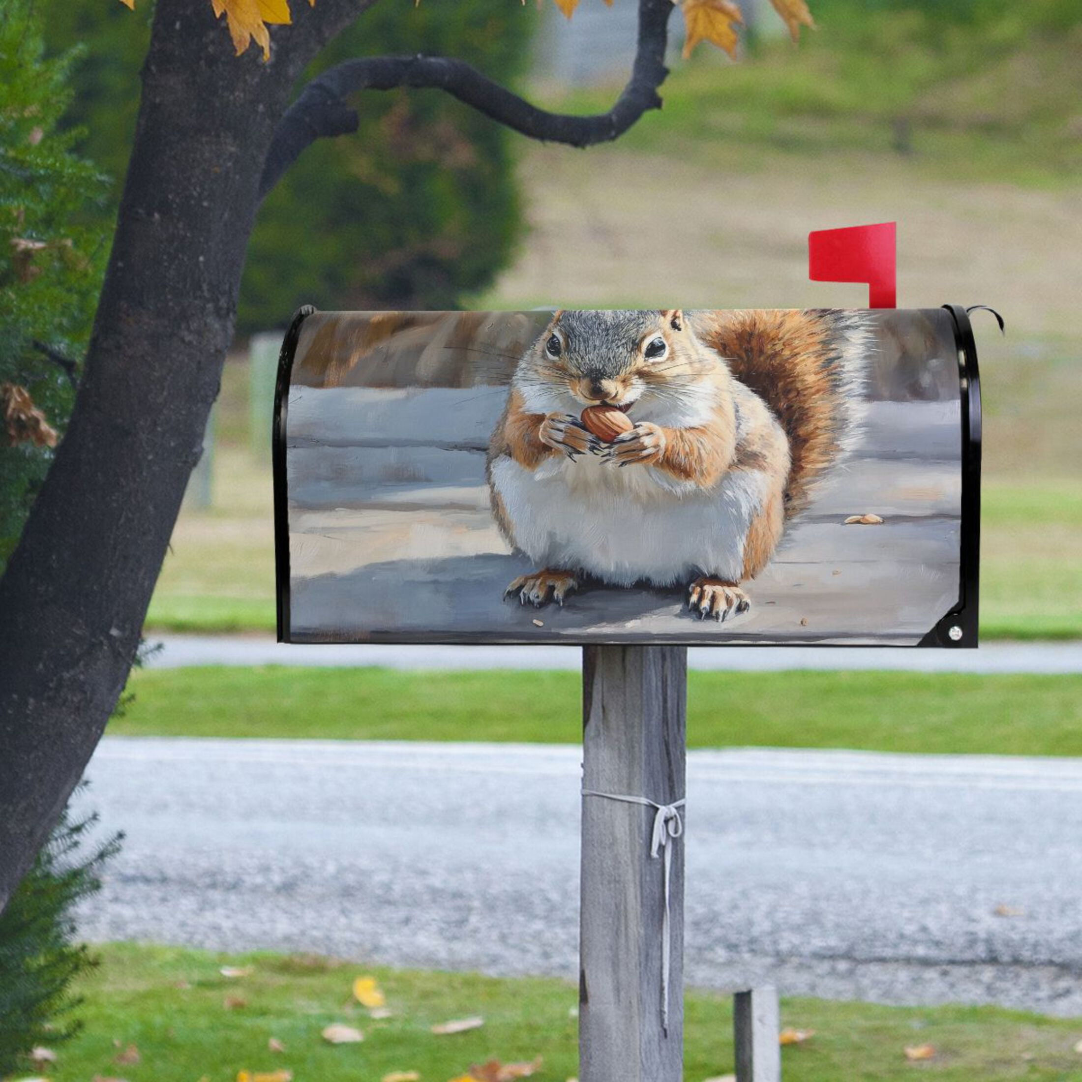 Mailbox Covers Cute Squirrel Painting Mailbox Cover - Walmart.com