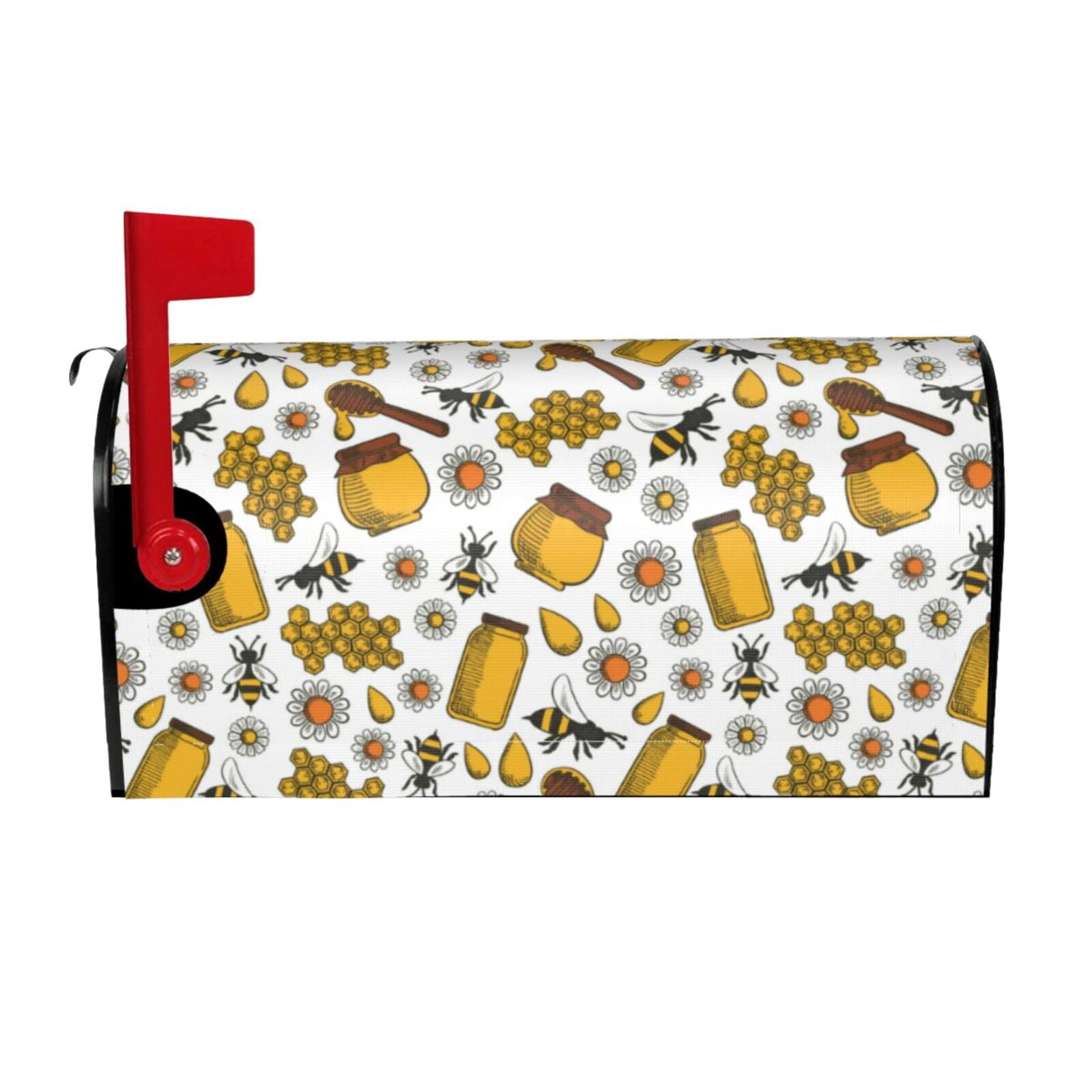 Mailbox Covers Cute bee A Waterproof mail Box Covers, Magnetic Standard ...